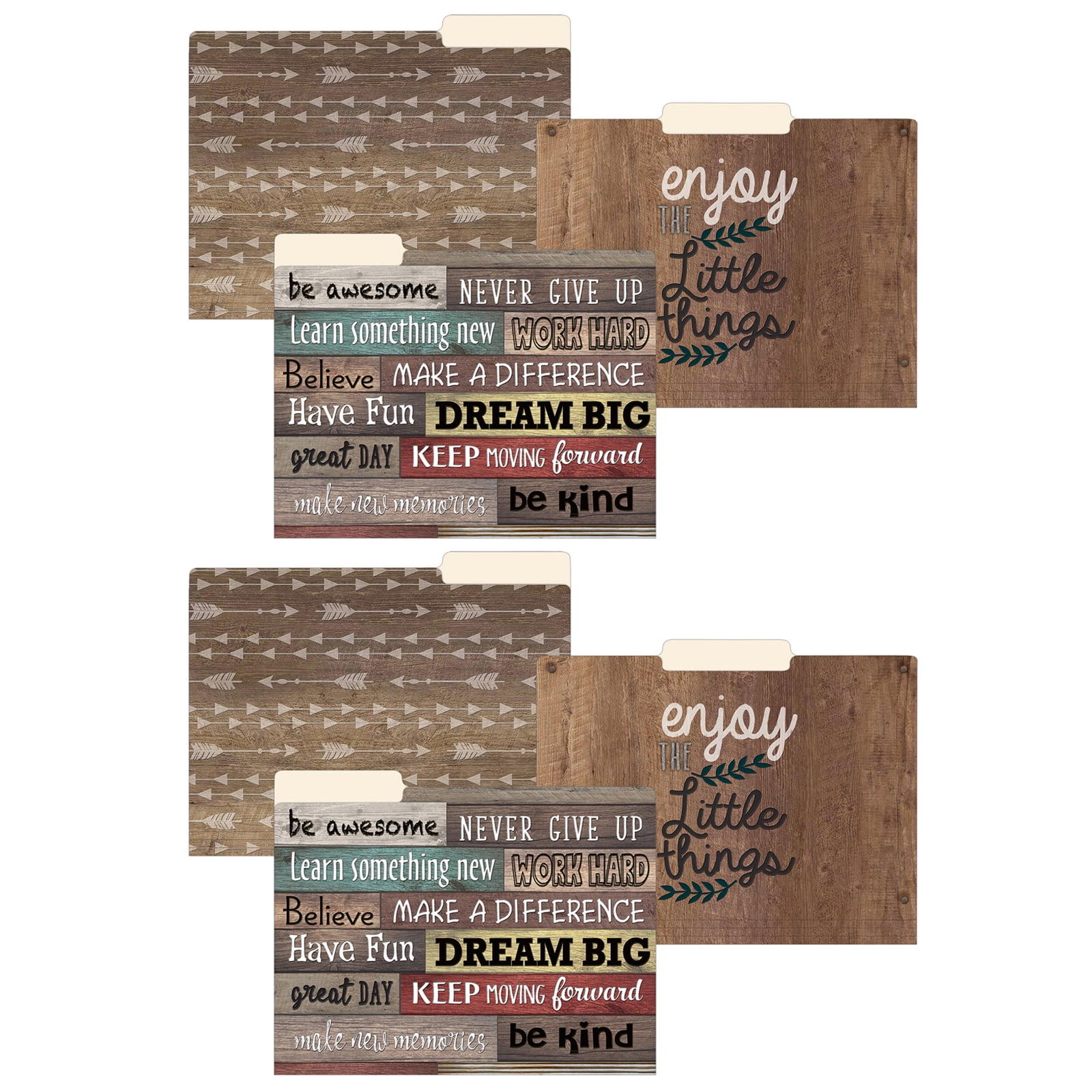 Teacher Created Resources Farmhouse Chic File Folders, Letter Size, 12 ...