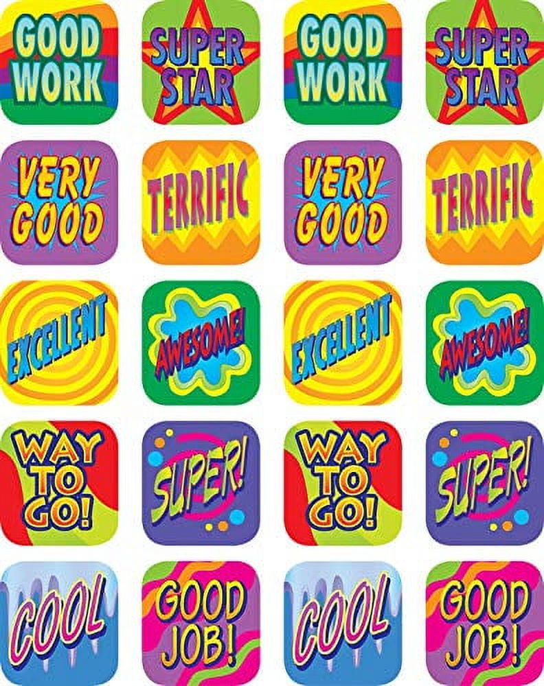 Teacher Created Resources Good Work Stickers, Multi Color (1990 ...