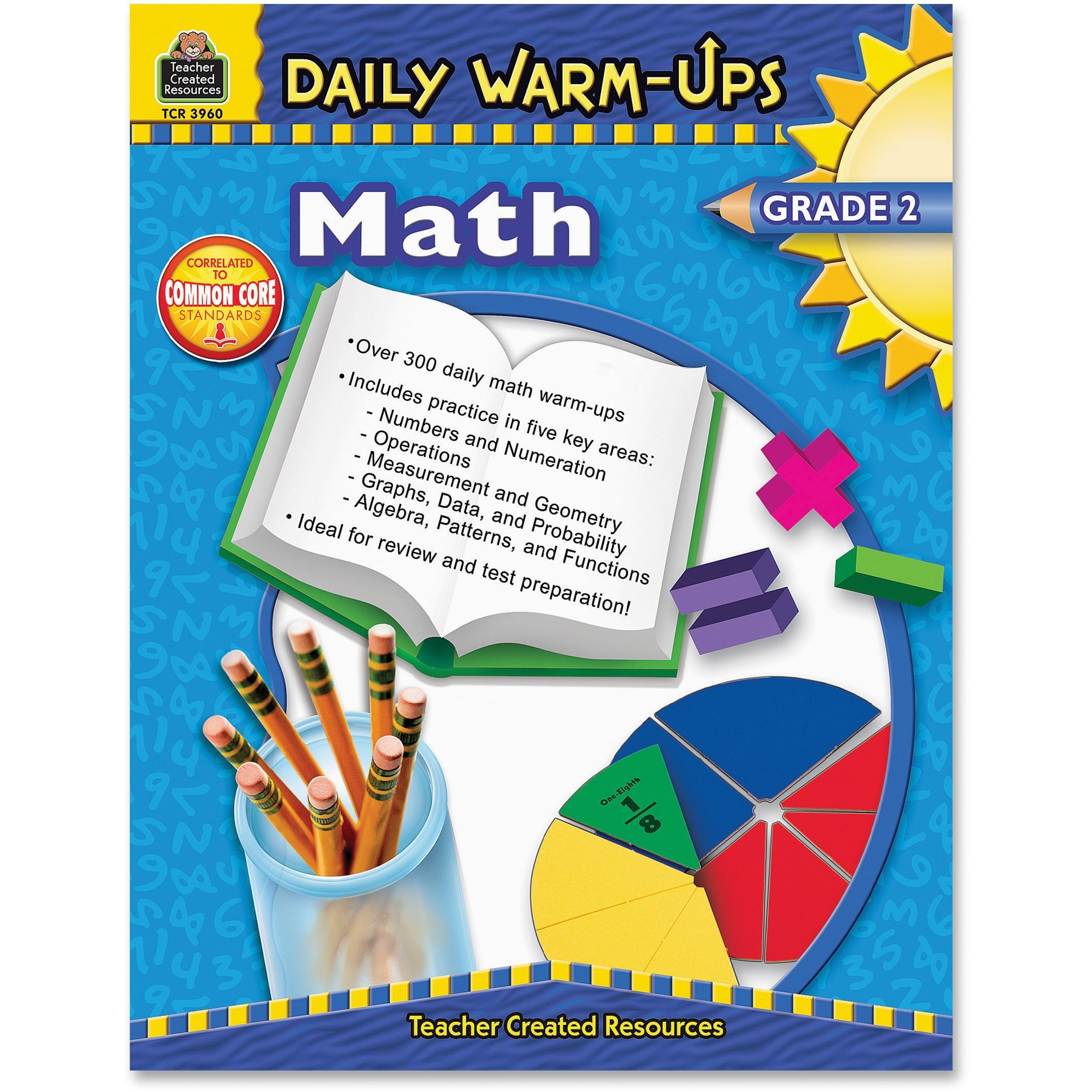 Teacher Created Resources Gr 2 Math Daily Warm-Ups Book Printed Book ...