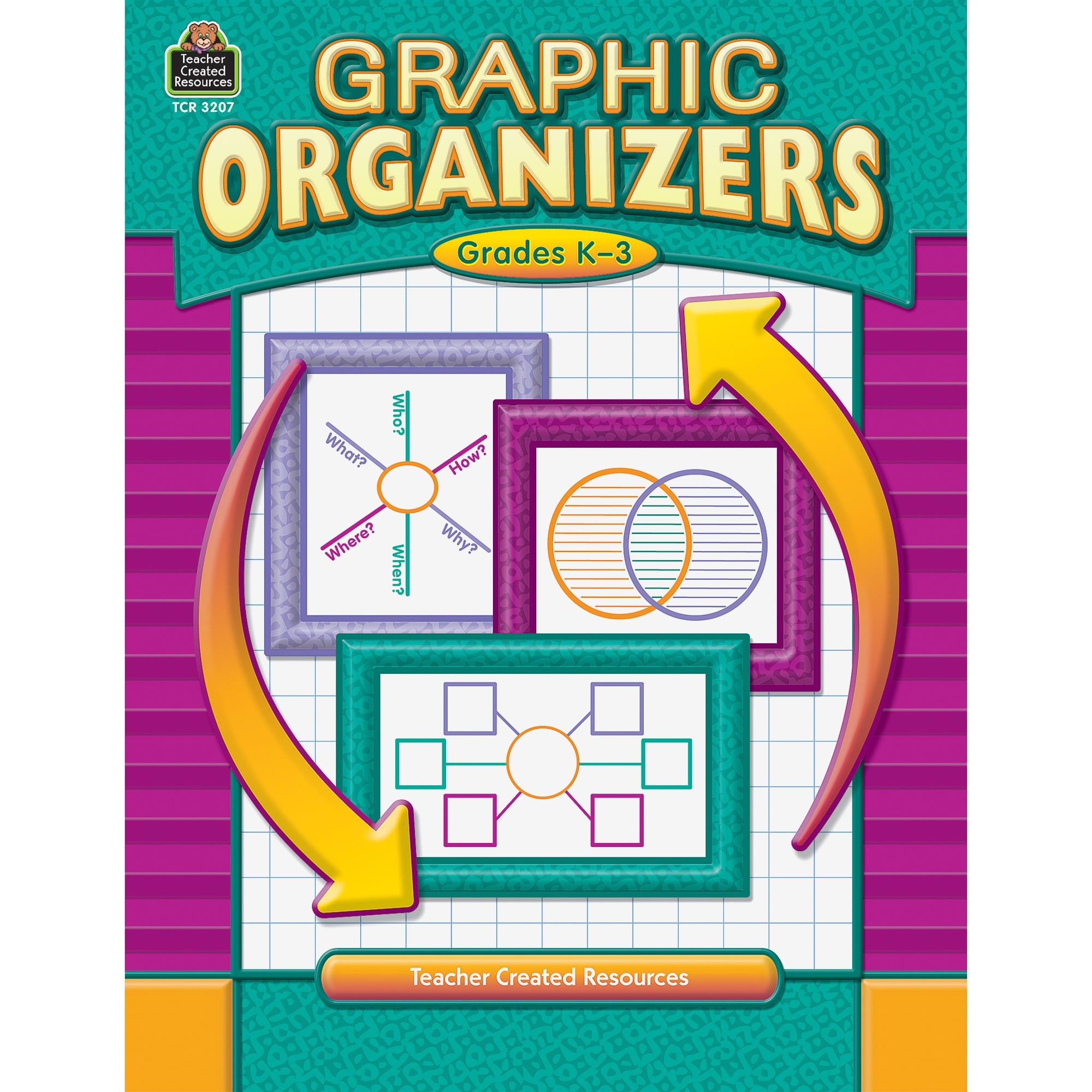 Teacher Created Resources GrK-3 Graphic Organizer Book Printed Book ...
