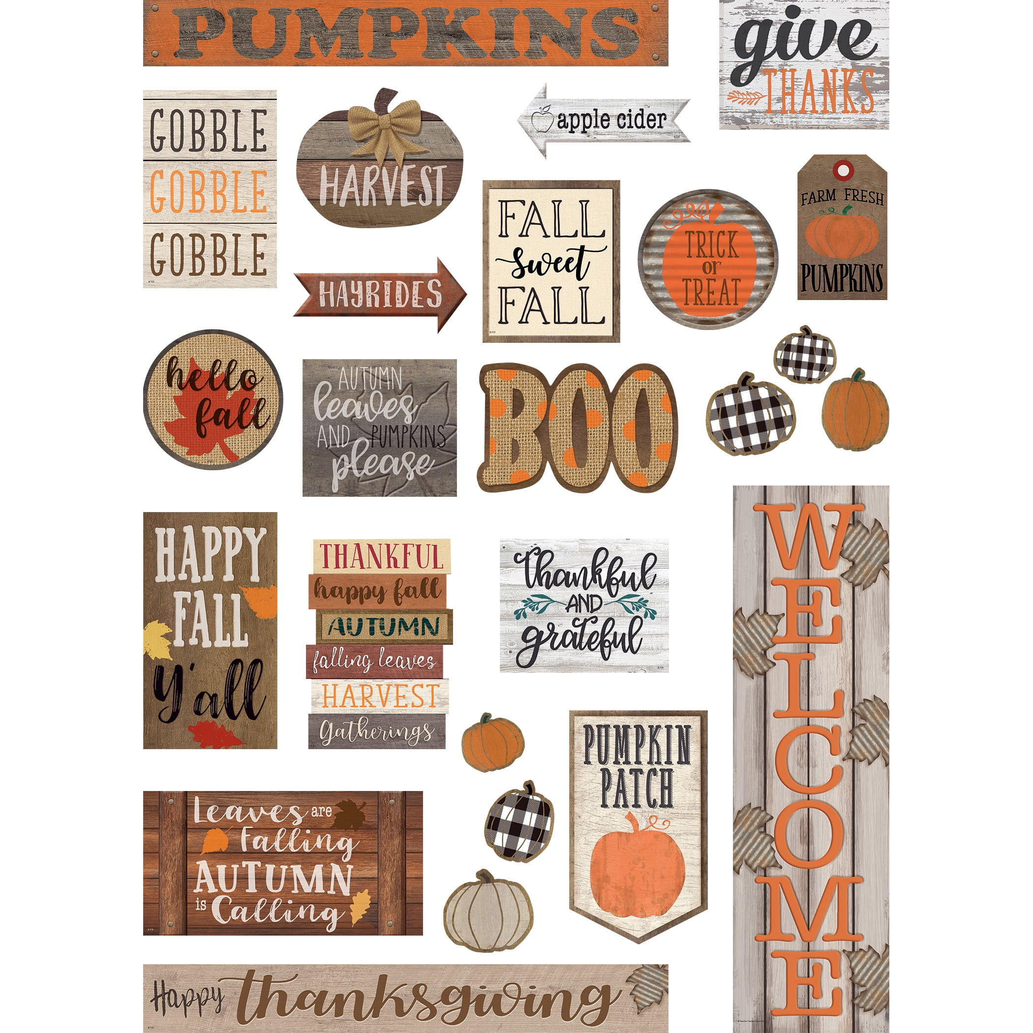 Teacher Created Resources Home Sweet Classroom Happy Fall Mini Bulletin ...