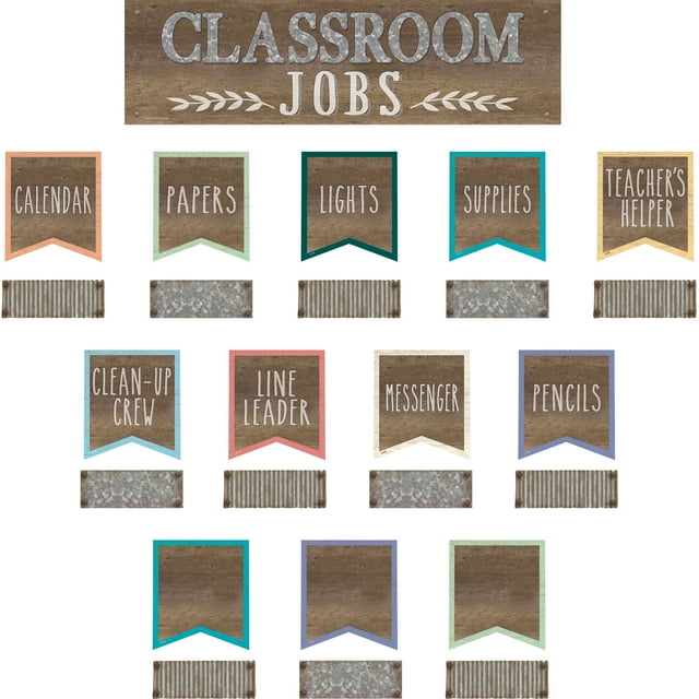 Teacher Created Resources Home Sweet Classroom Jobs Mini Bulletin Board ...
