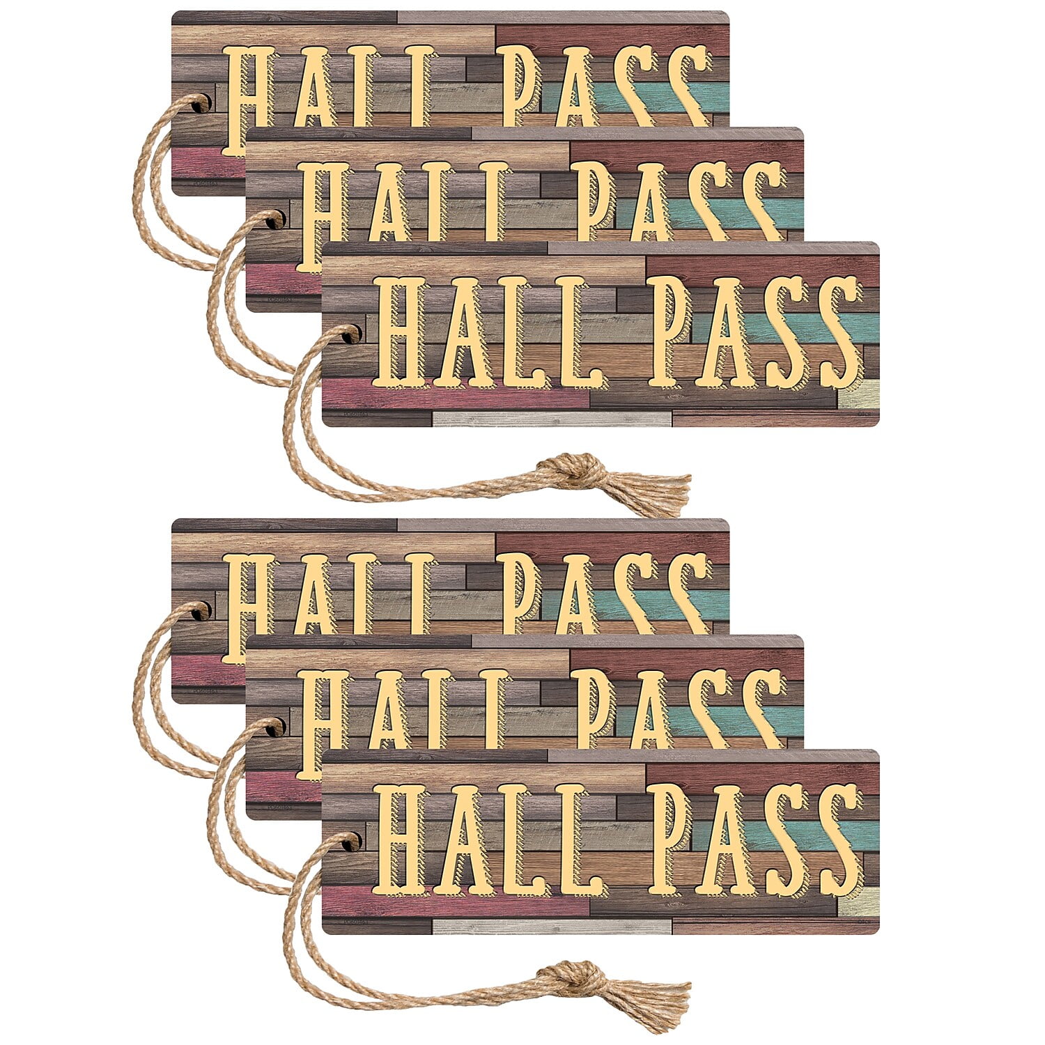 Teacher Created Resources Home Sweet Classroom Magnetic Hall Pass, Pack ...