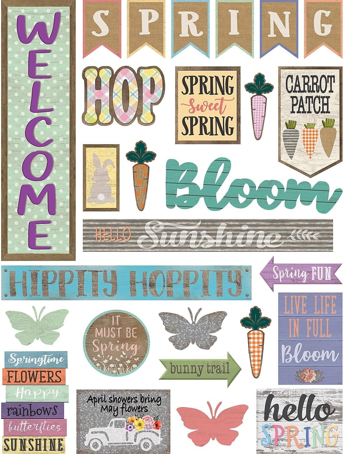 Teacher Created Resources Home Sweet Classroom Spring Mini Bulletin ...