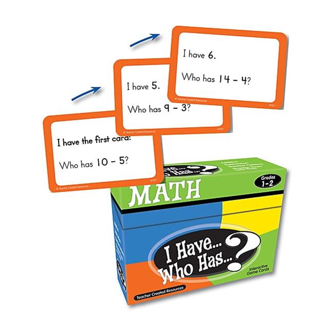Teacher Created Resources I Have Who Has Math Game Grade 1-2 - Walmart.com