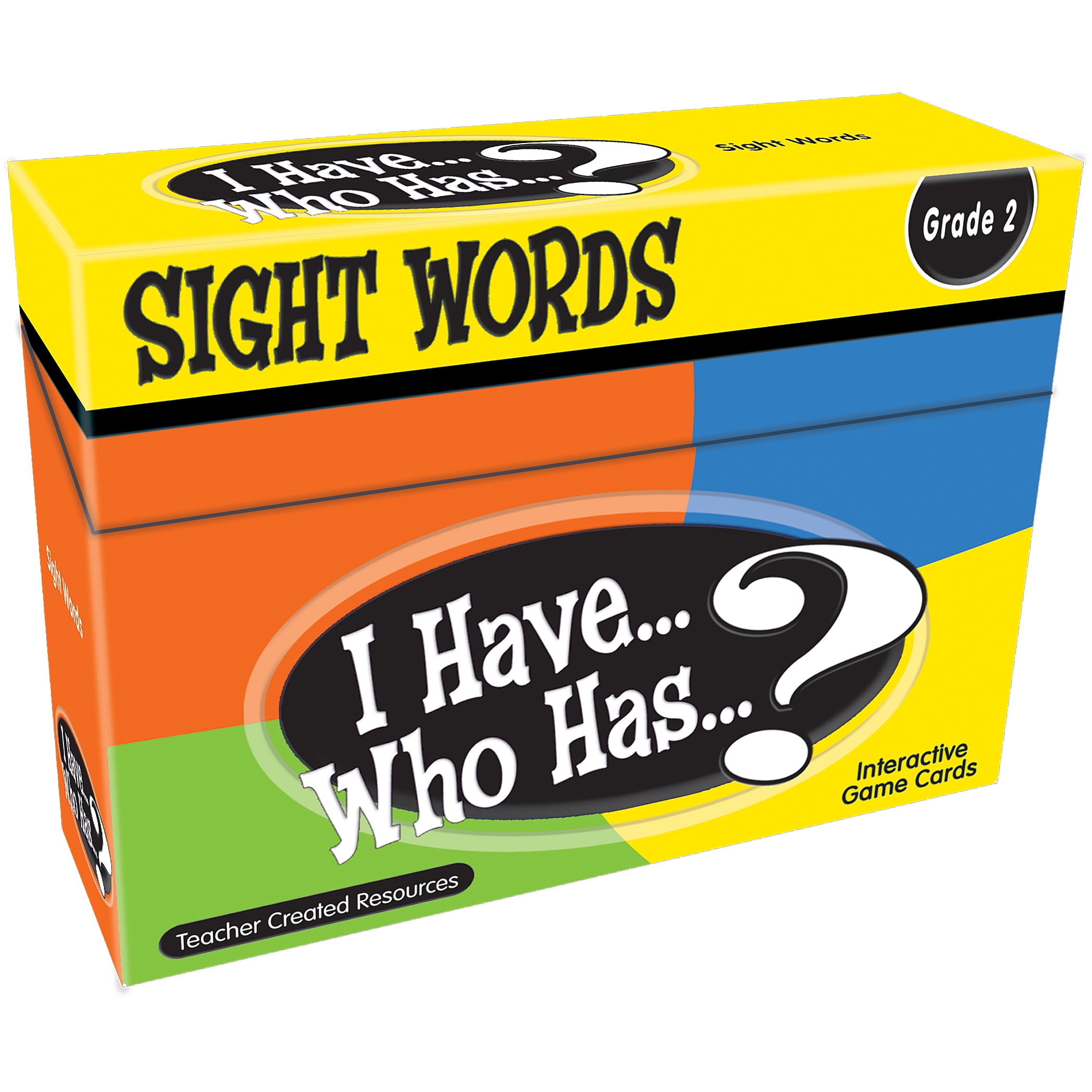 Teacher Created Resources I Have, Who Has Sight Words Game, Grade 2 ...
