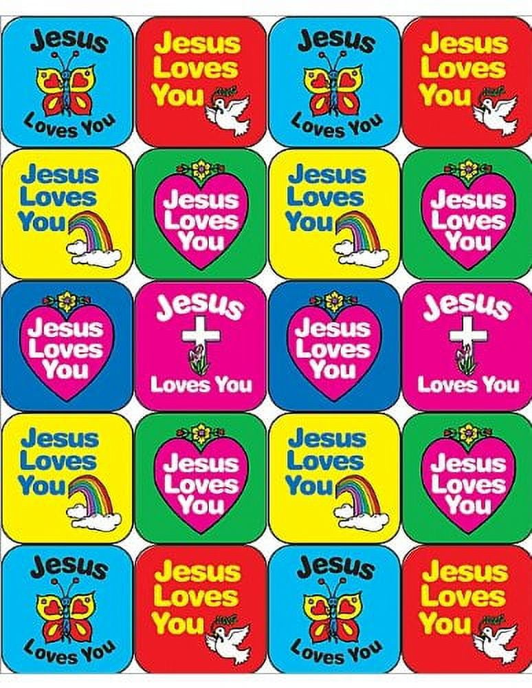 Jesus Loves You Stickers [TCR7020] - Walmart.com