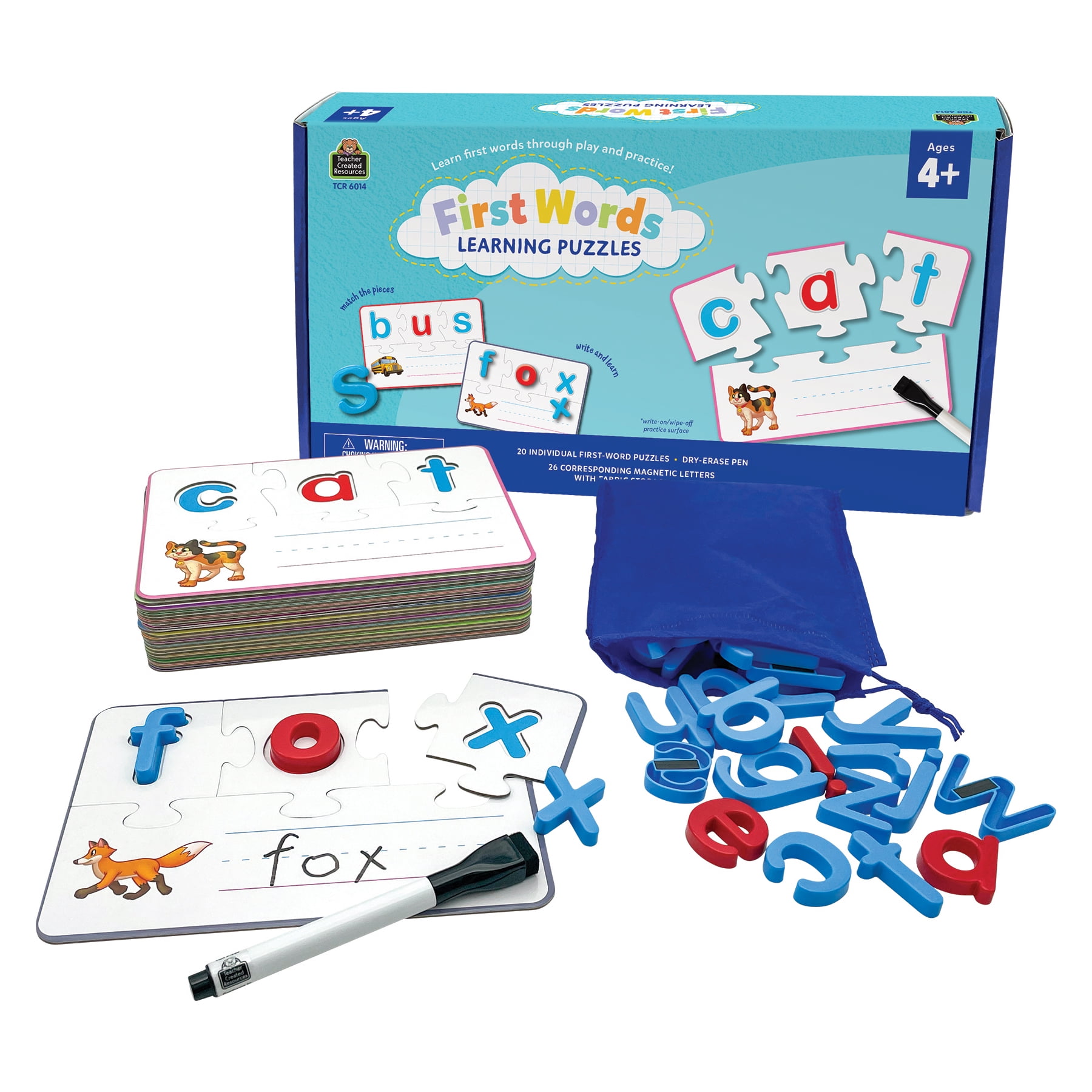 Teacher Created Resources Learning Puzzle: First Words - Walmart.com
