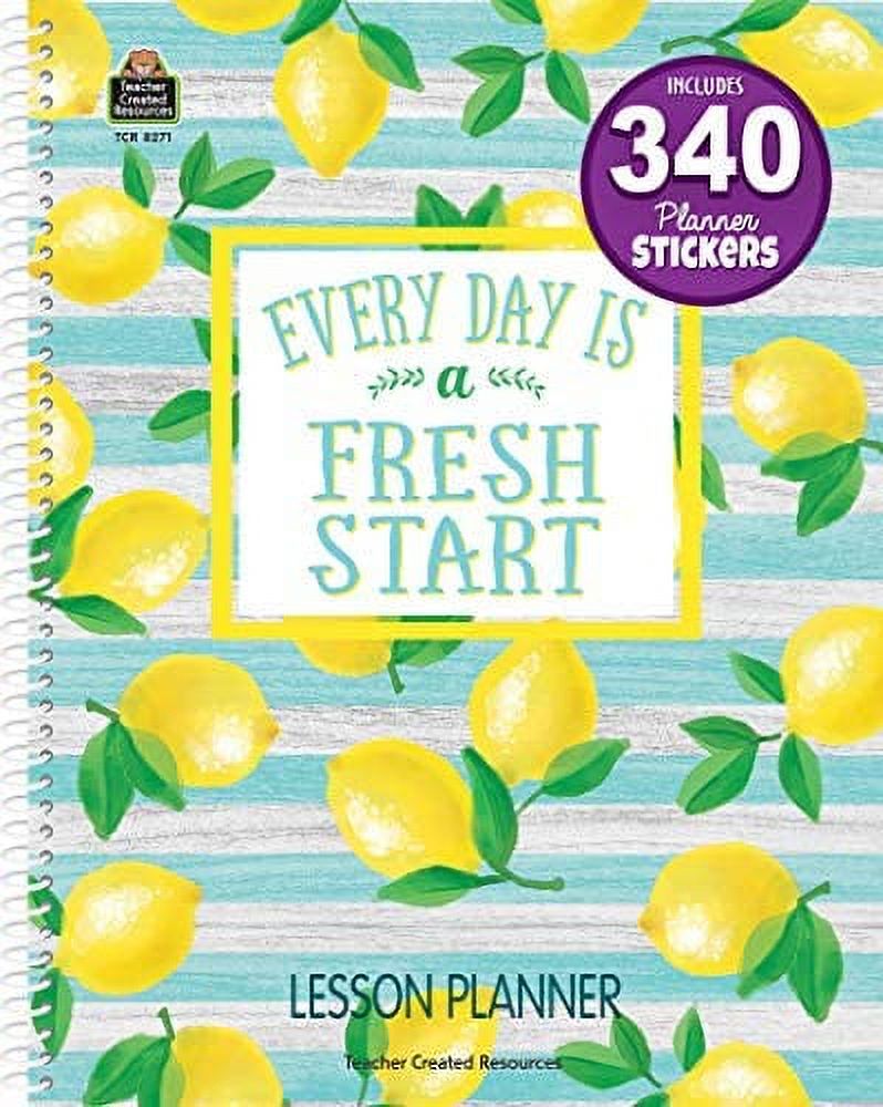 Teacher Created Resources Lemon Zest Lesson Planner (TCR8271) - Walmart.com