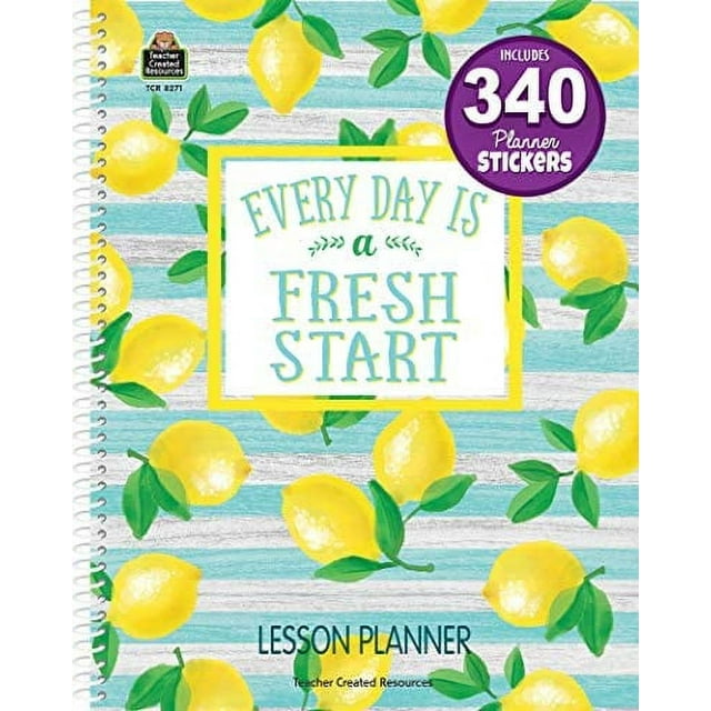 Teacher Created Resources Lemon Zest Lesson Planner (TCR8271) - Walmart.com