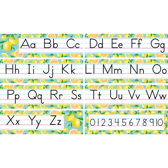 Teacher Created Resources Lemon Zest Traditional Printing Mini Bulletin ...