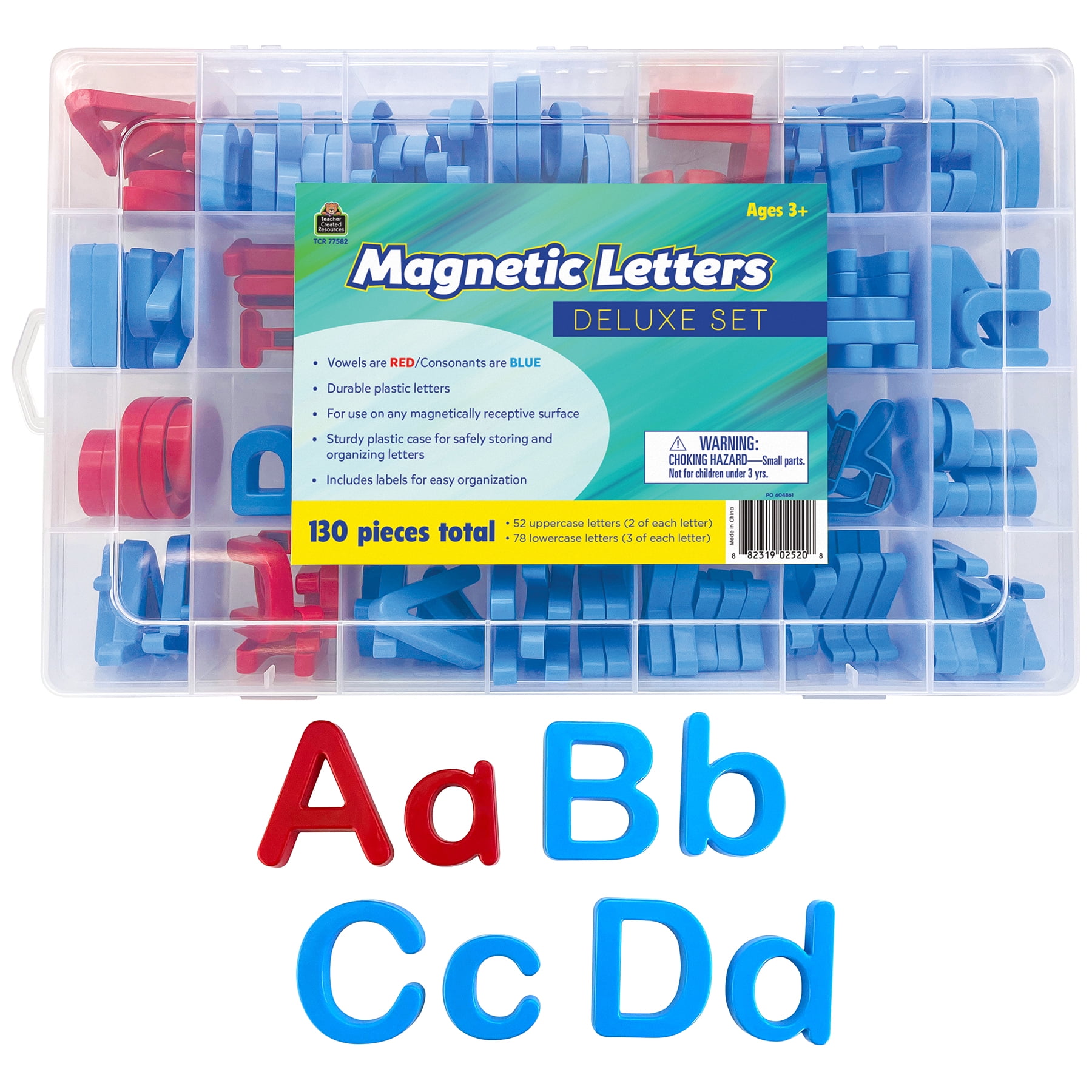 Teacher Created Resources Magnetic Letters Deluxe Set, 130 Pieces ...