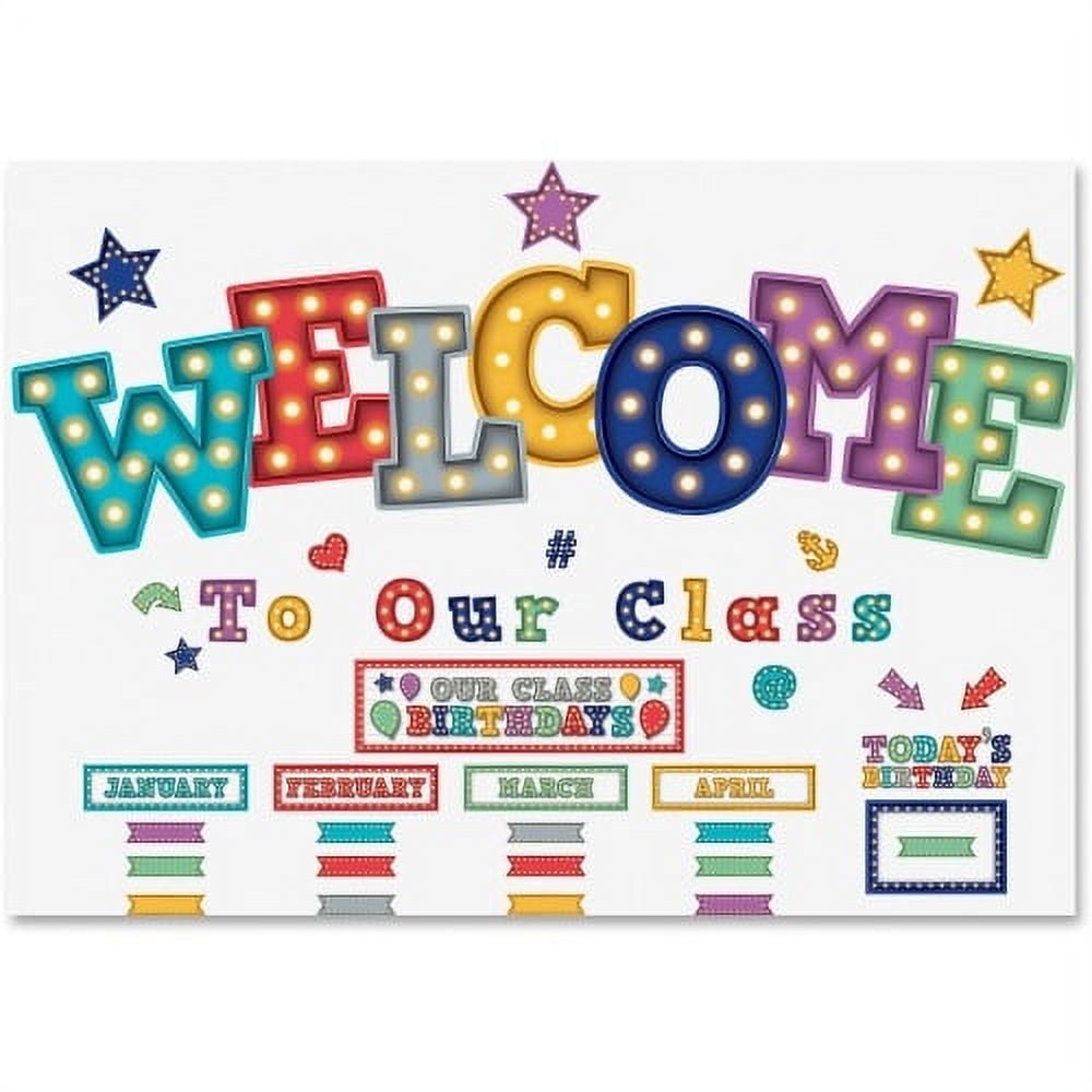 Teacher Created Resources Marquee Welcome Decorative Set Marquee ...