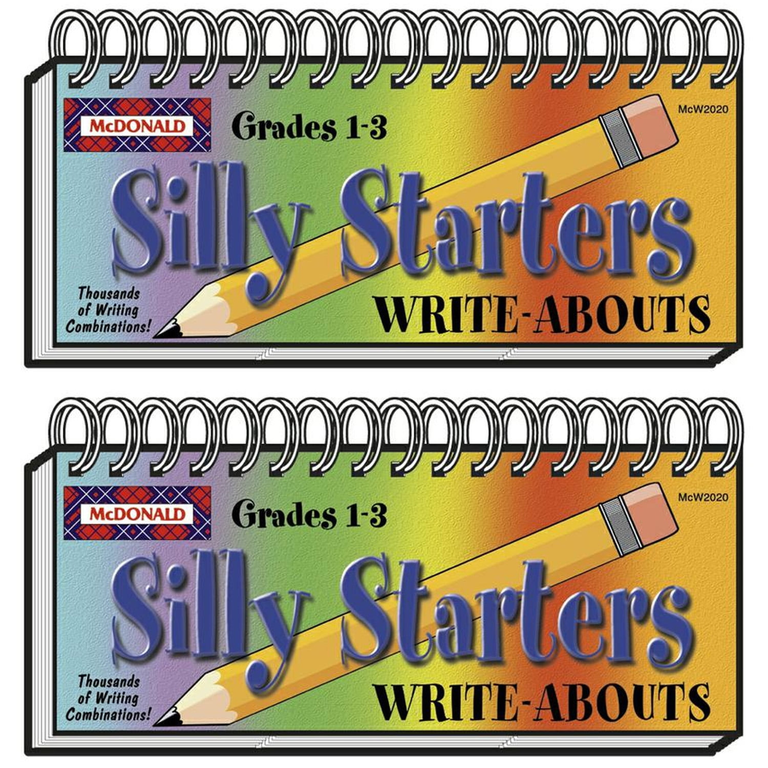 McDonald Publishing Silly Starters Write-Abouts, Grade 1-3, Pack of 2 ...