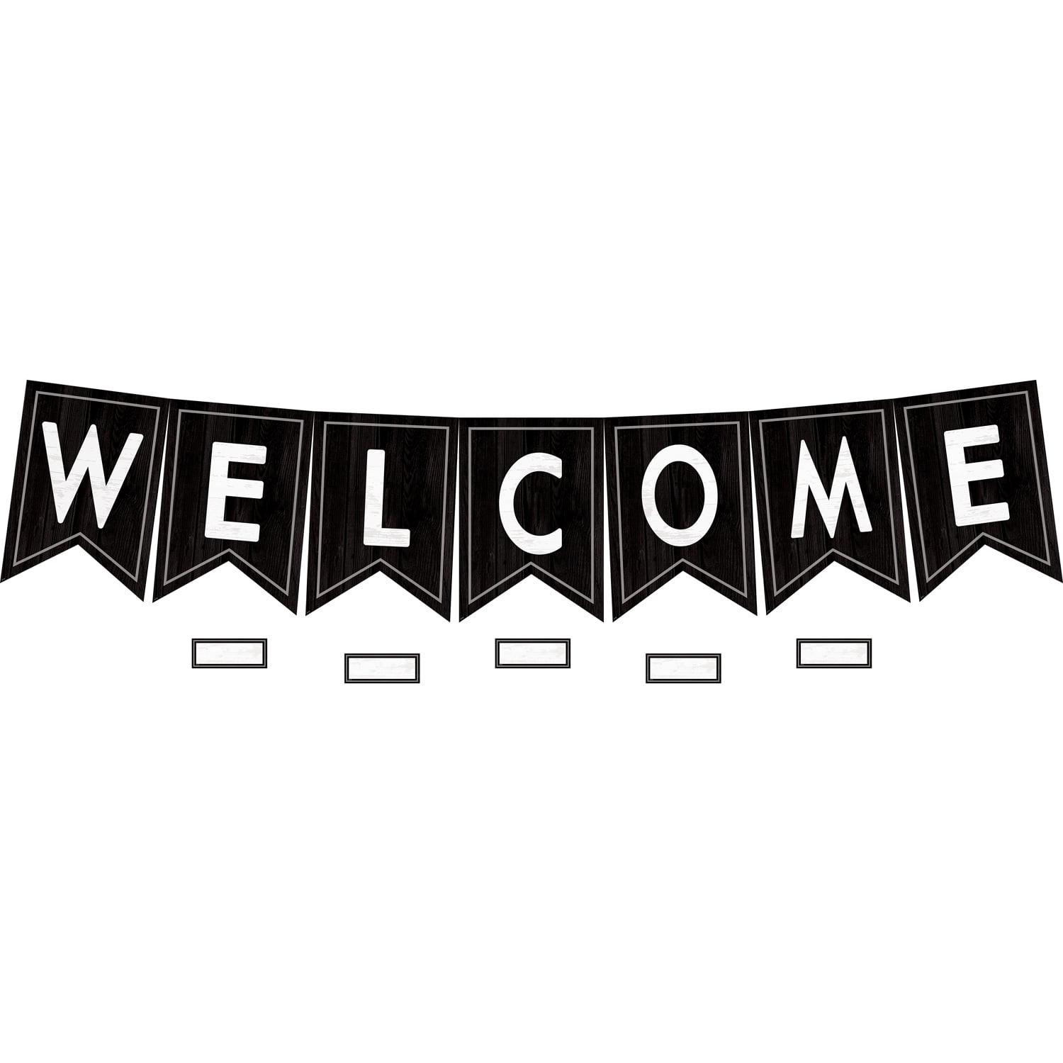 Teacher Created Resources Modern Farmhouse Pennants Welcome Bulletin ...