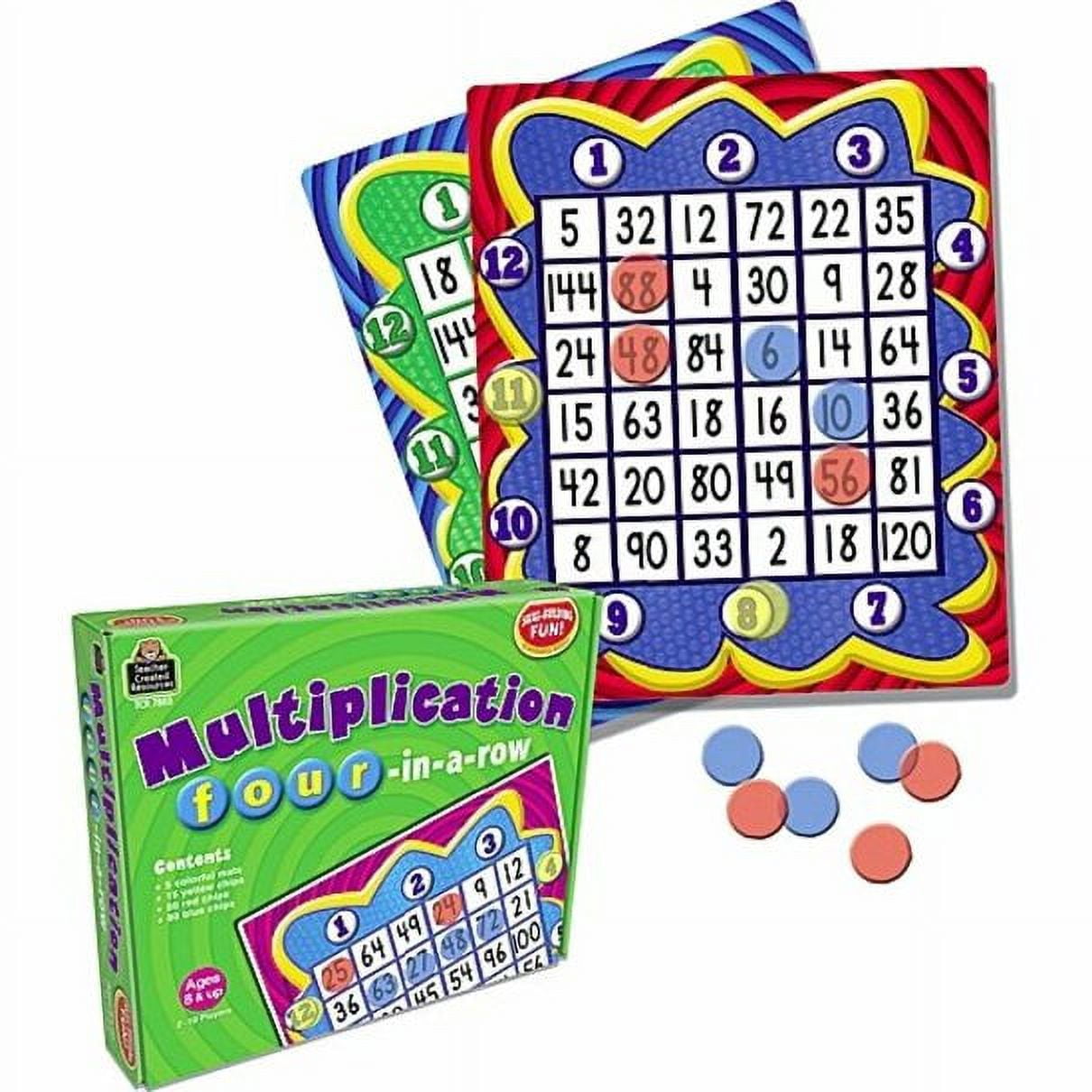 Teacher Created Resources Multiplication: Four in a Row Game - Walmart.com