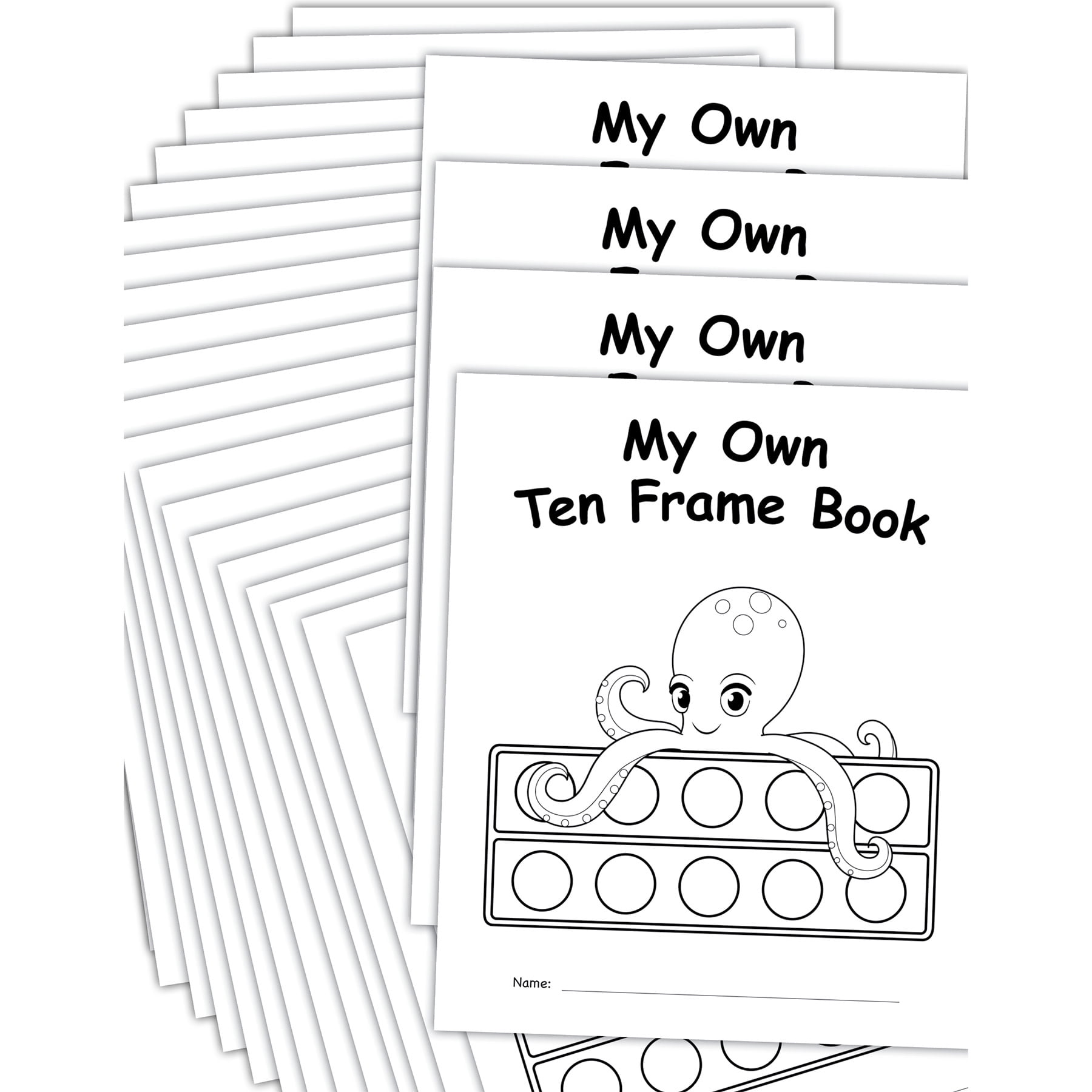 Teacher Created Resources My Own Books: My Ten Frame Book, 25 Pack ...