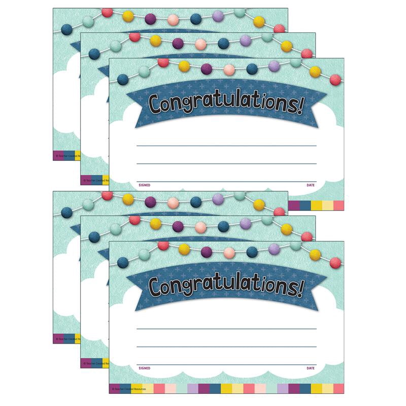 Teacher Created Resources Oh Happy Day Congratulations Awards, 30 Per ...