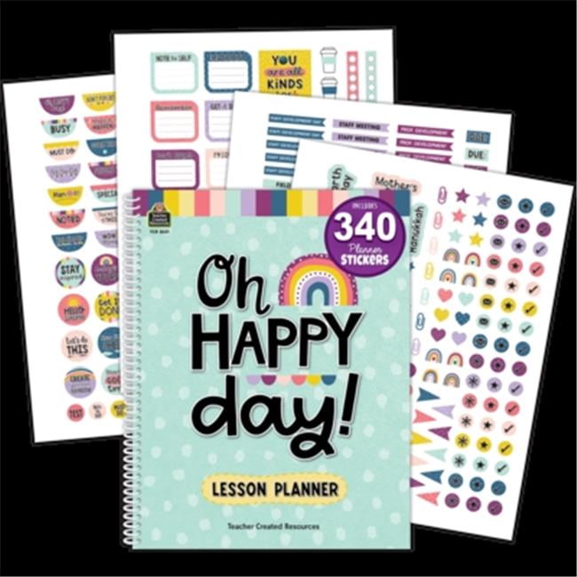 Teacher Created Resources Oh Happy Day Lesson Planner - Walmart.com