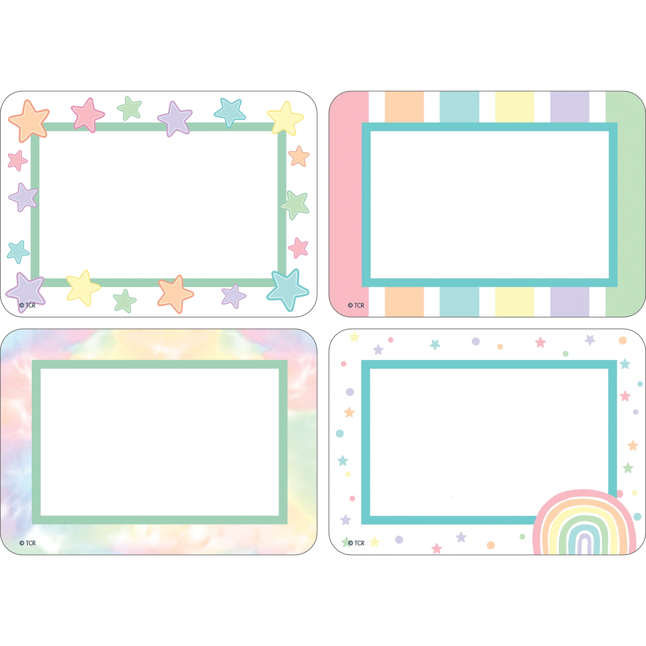 Teacher Created Resources Pastel Pop Name Tags / Labels Multi-Pack, 36 ...