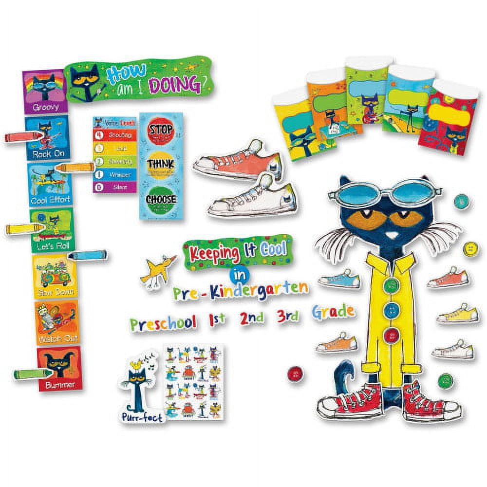 Teacher Created Resources Pete The Cat Bulletin Board Set, Each ...
