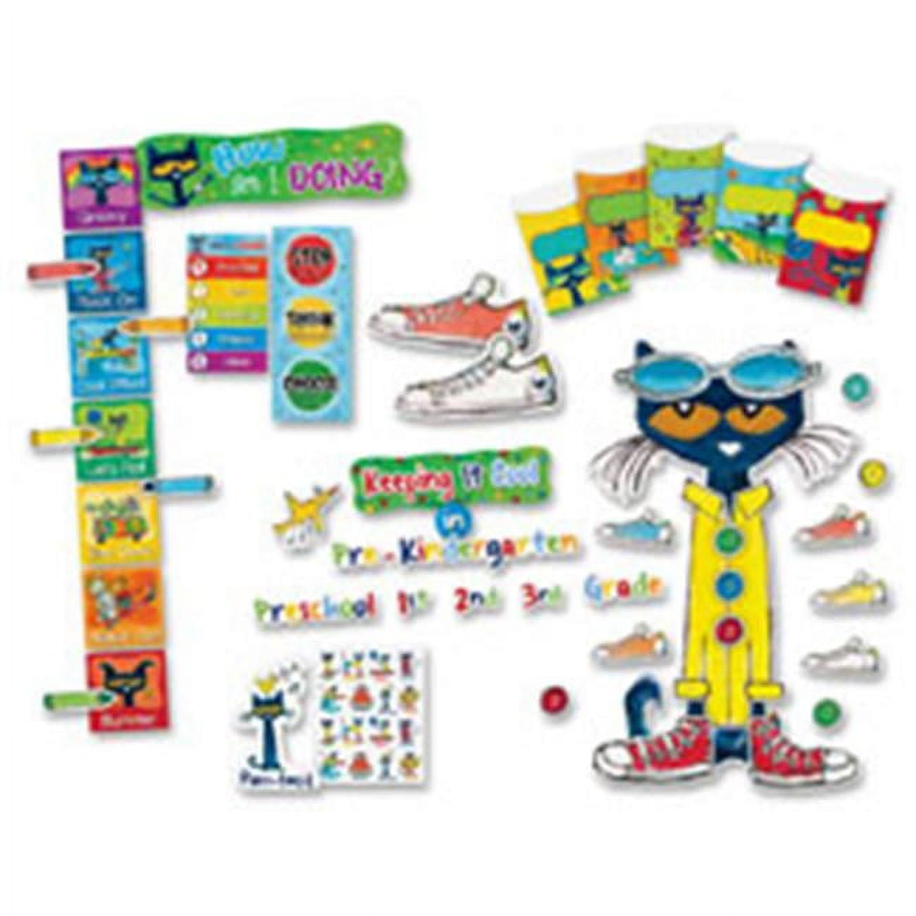 Teacher Created Resources Pete the Cat Bulletin Board Set, Multicolor ...