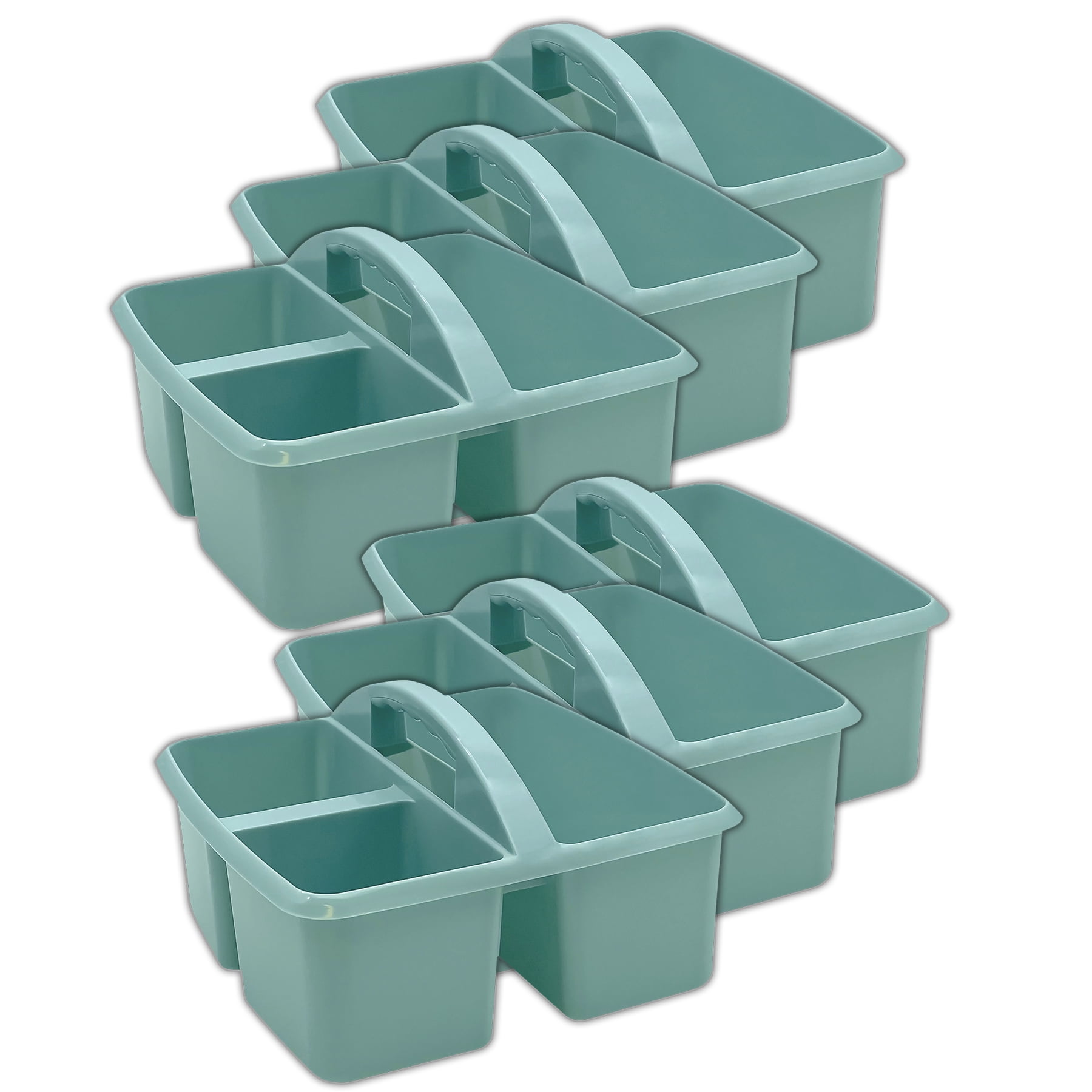 Teacher Created Resources Plastic Storage Caddy, Calming Blue, Pack of ...
