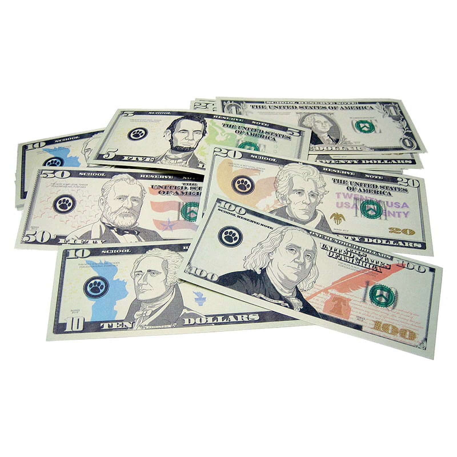 Teacher Created Resources Play Money: Assorted Bills, 110 Per Pack, 6 ...