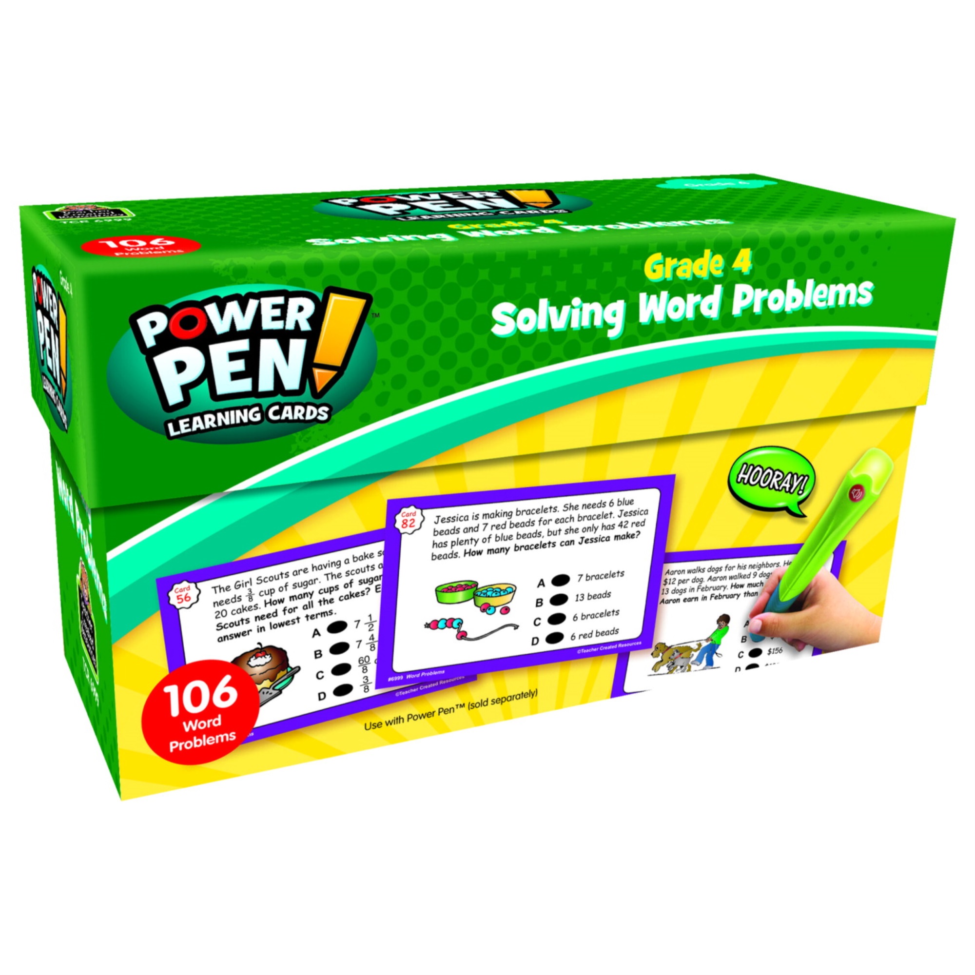 Teacher Created Resources Power Pen Learning Cards: Solving Word ...