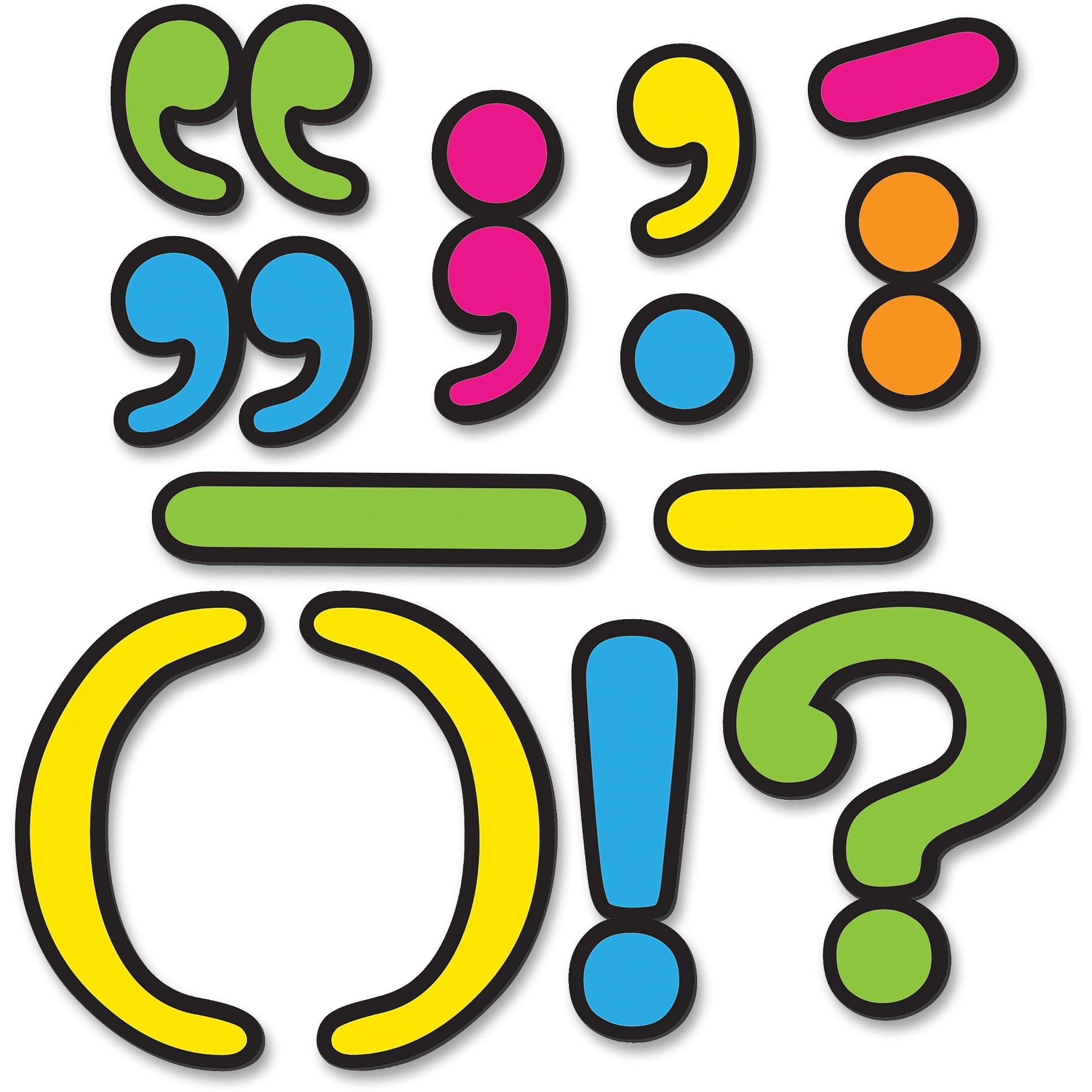 Teacher Created Resources Punctuation Magnetic Accents - Learning Theme ...