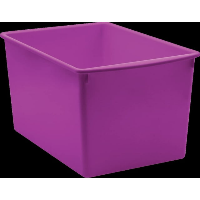 Teacher Created Resources Purple Plastic Multi-Purpose Bin - Walmart.com