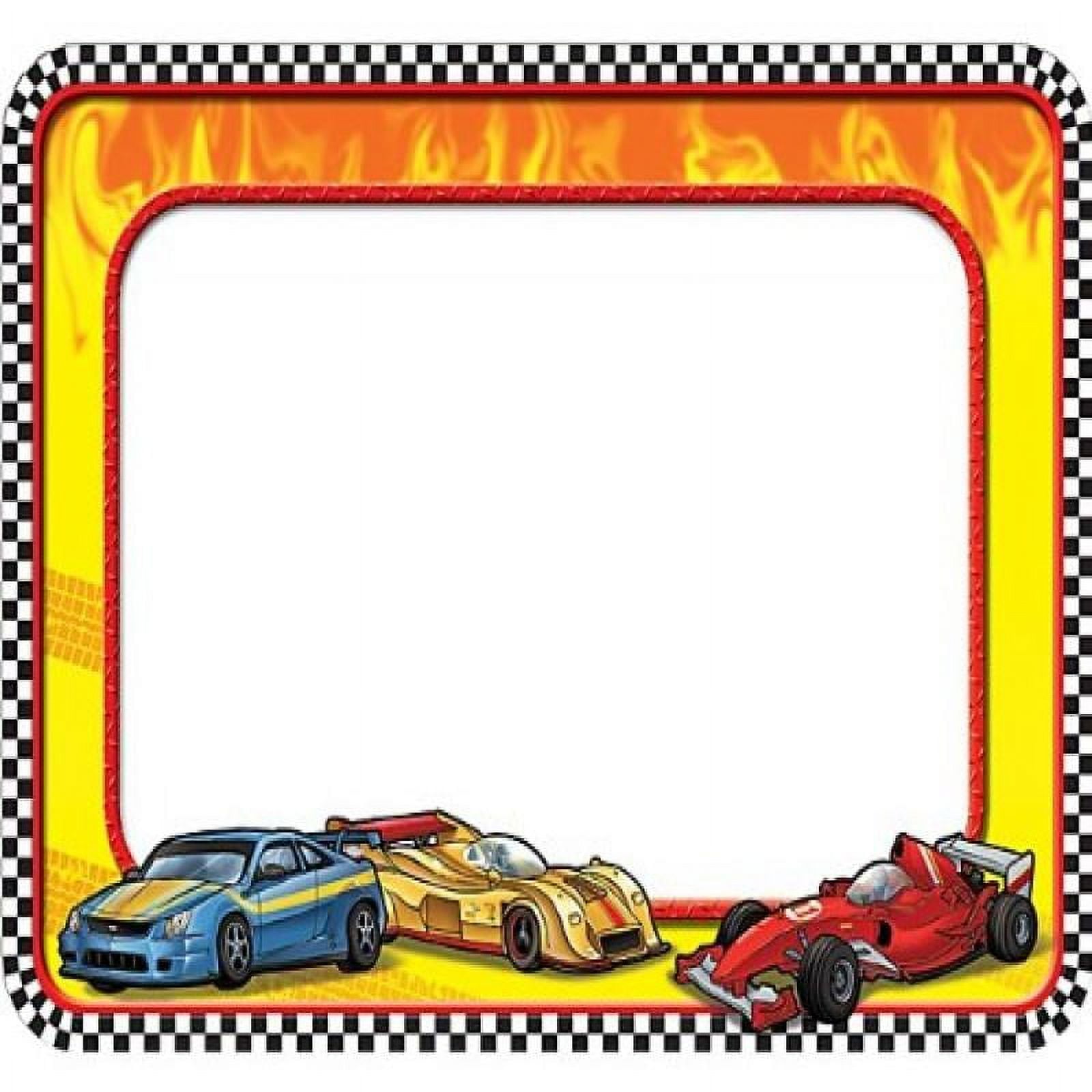 Teacher Created Resources Race Cars Name Tags (5310) - Walmart.com