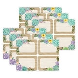 Teacher Created Resources Rustic Bloom Name Tags/Labels, Multi-Pack, 36 ...