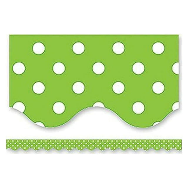 Teacher Created Resources Scalloped Bulletin Board Border Trim Lime ...