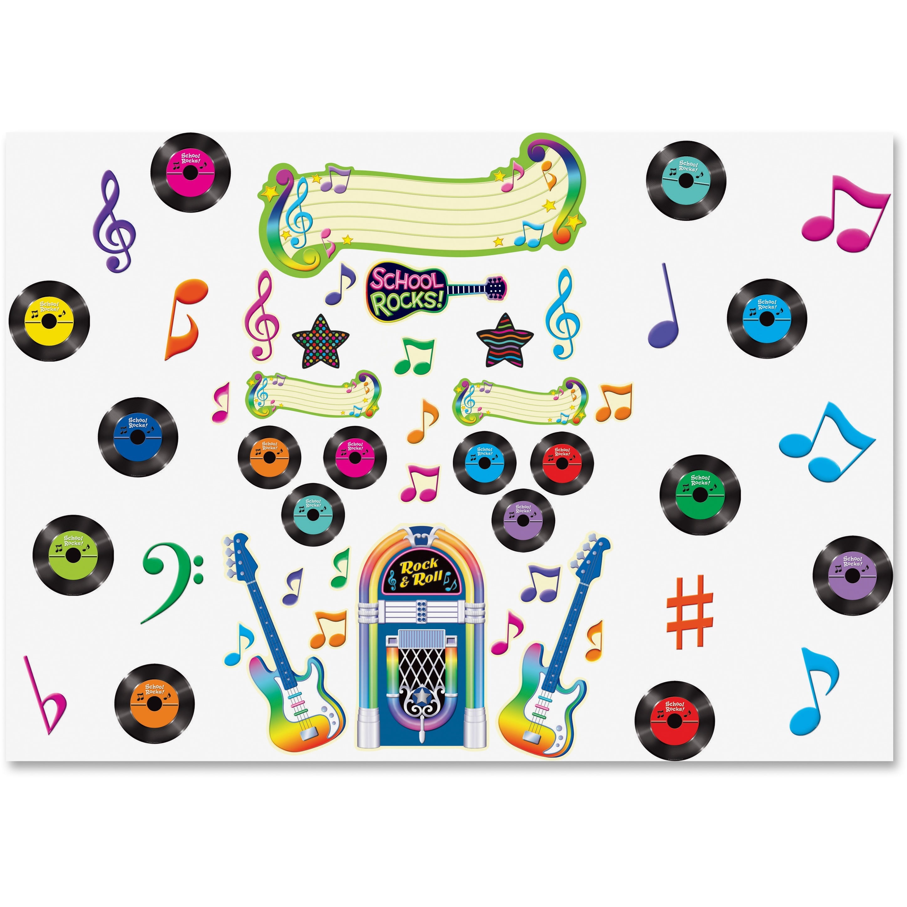 Teacher Created Resources School Rocks Decorative Set, Multicolor, 3 ...