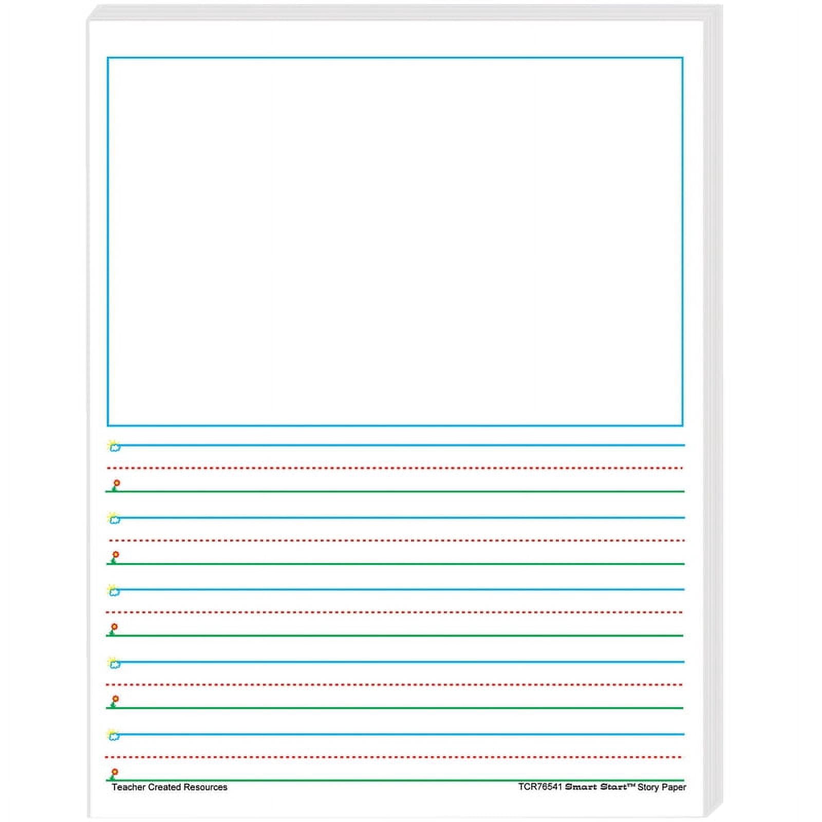 Teacher Created Resources Smart Start 1-2 Story Paper: 100 Sheets ...