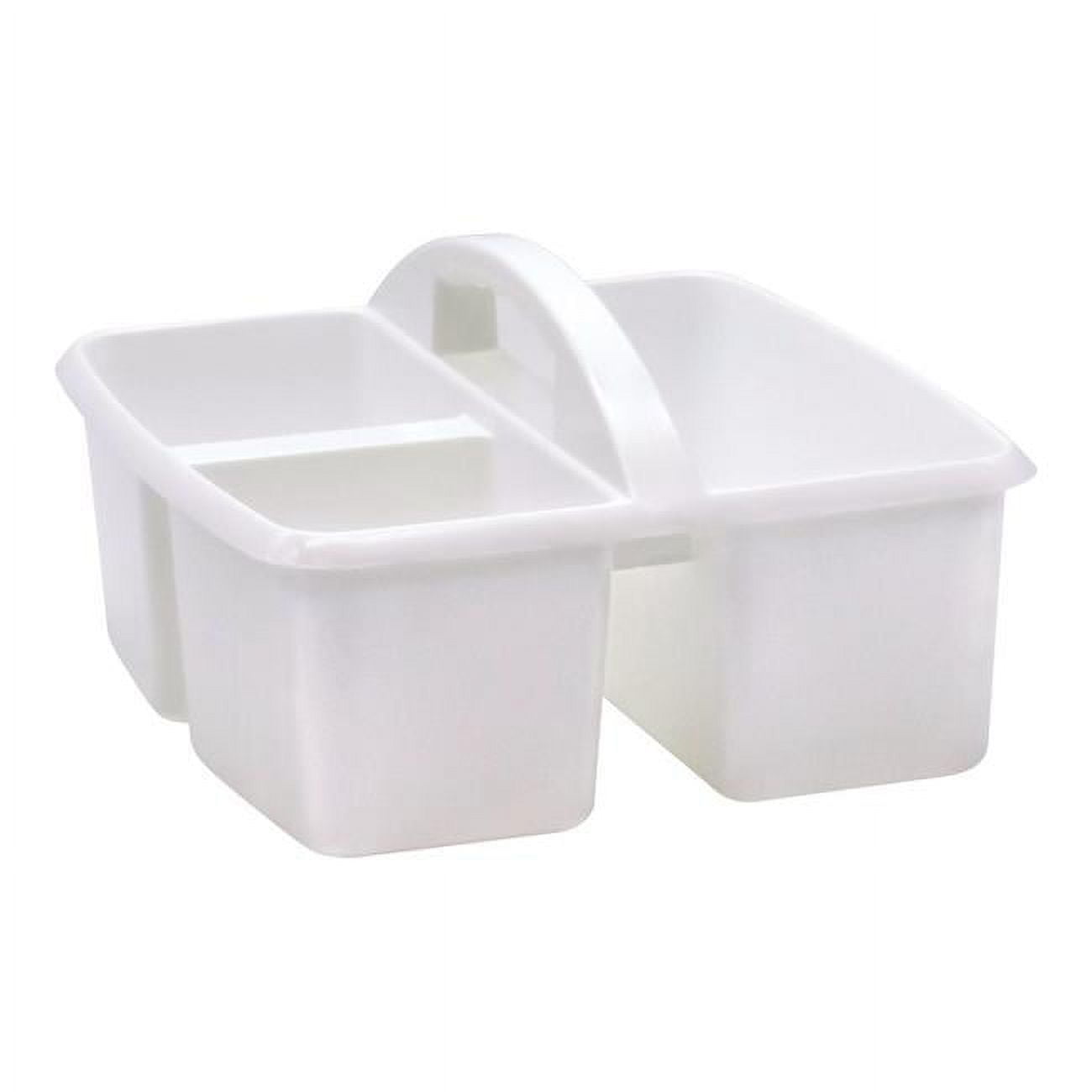 Teacher Created Resources TCR20445 White Plastic Storage Caddy ...
