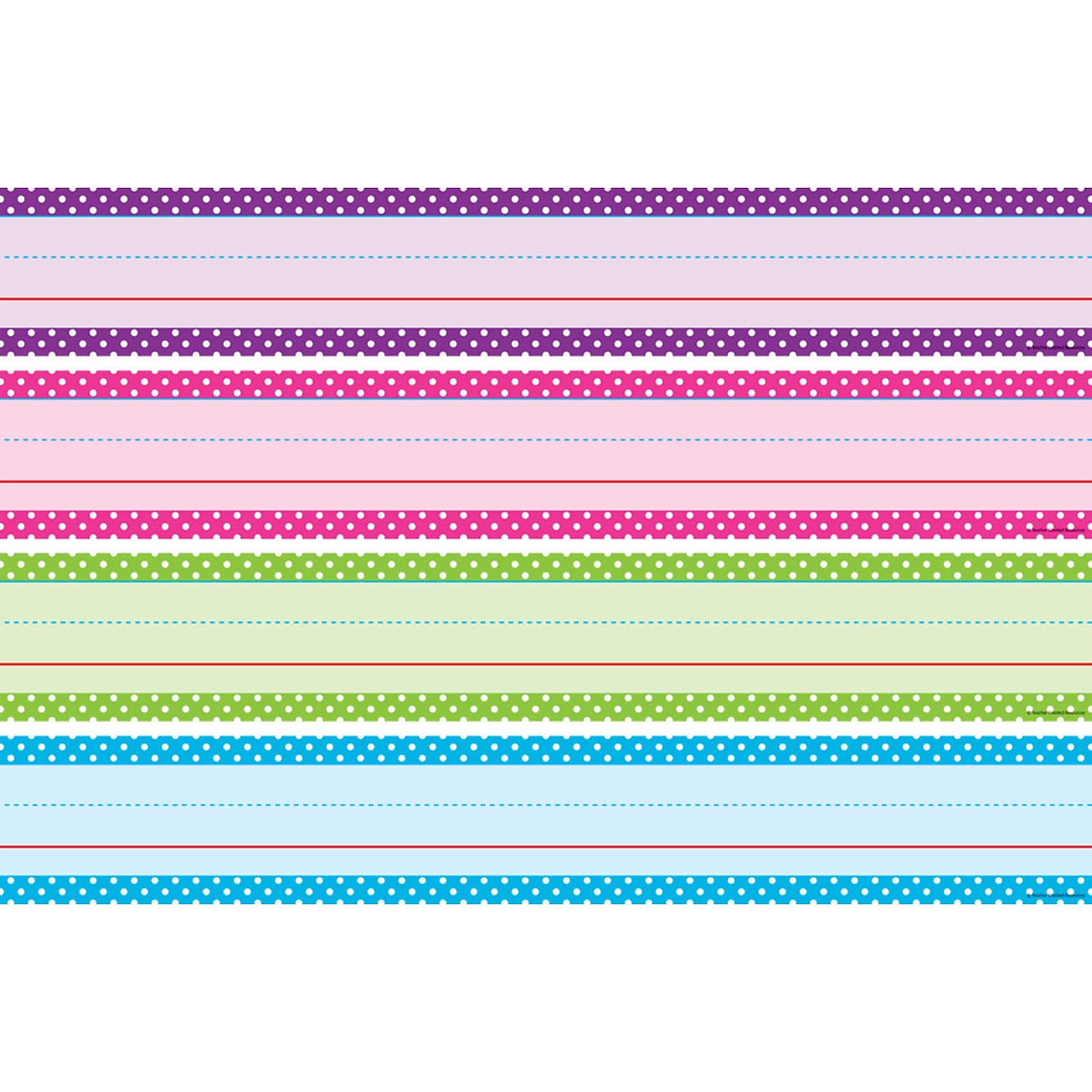 Teacher Created Resources TCR20863 19.5 x 3 in. Bright Polka Dots ...