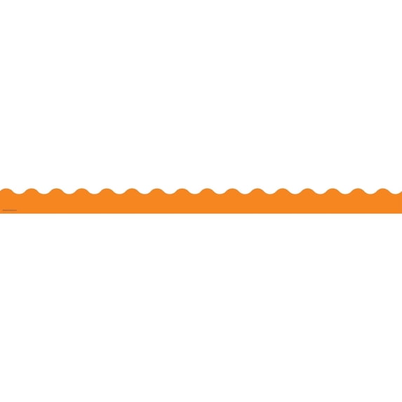 Orange Scalloped Border Trim [TCR2151] - Walmart.com