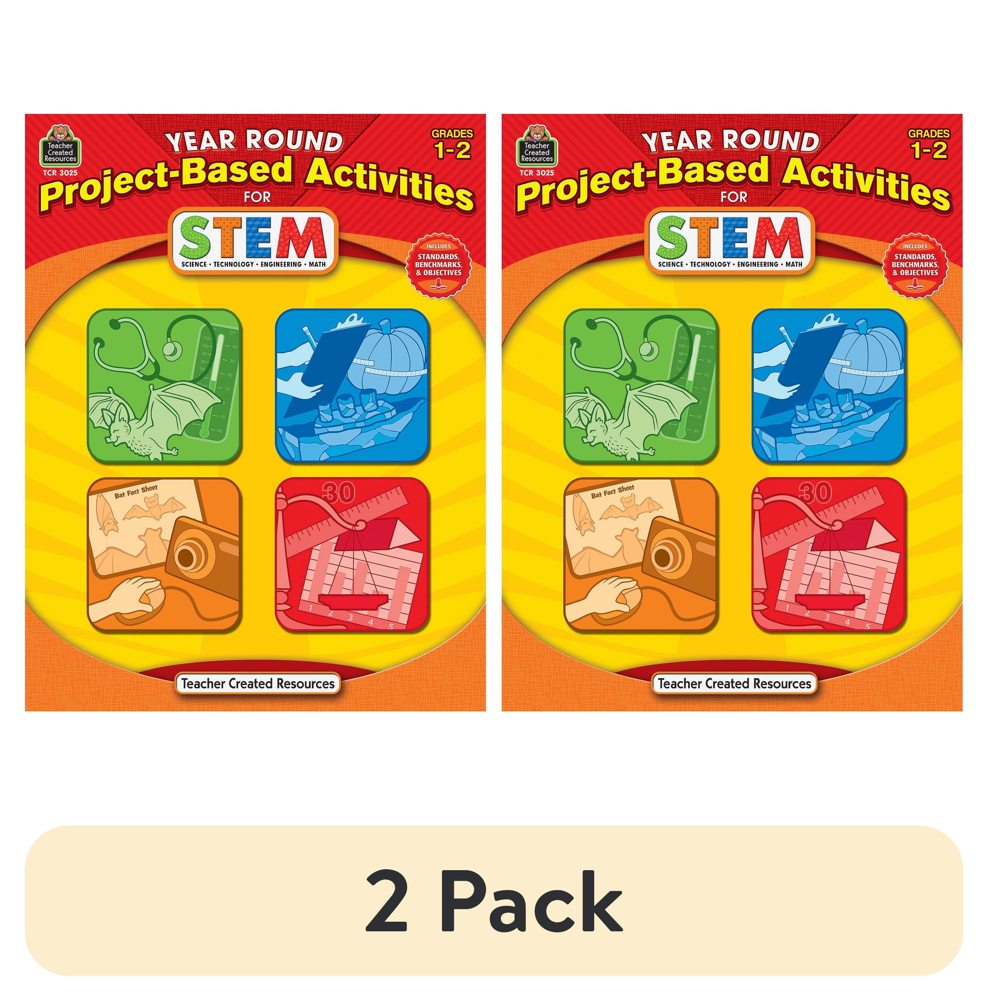 (2 pack) Teacher Created Resources, TCR3025, Year Round Grades 1-2 Stem Project-Based Activities ...