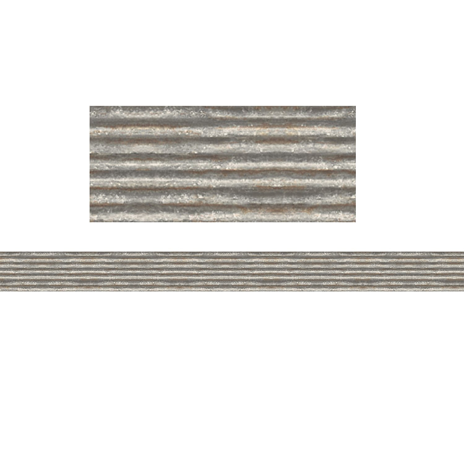 Corrugated Metal Straight Border Trim [TCR3428] - Walmart.com