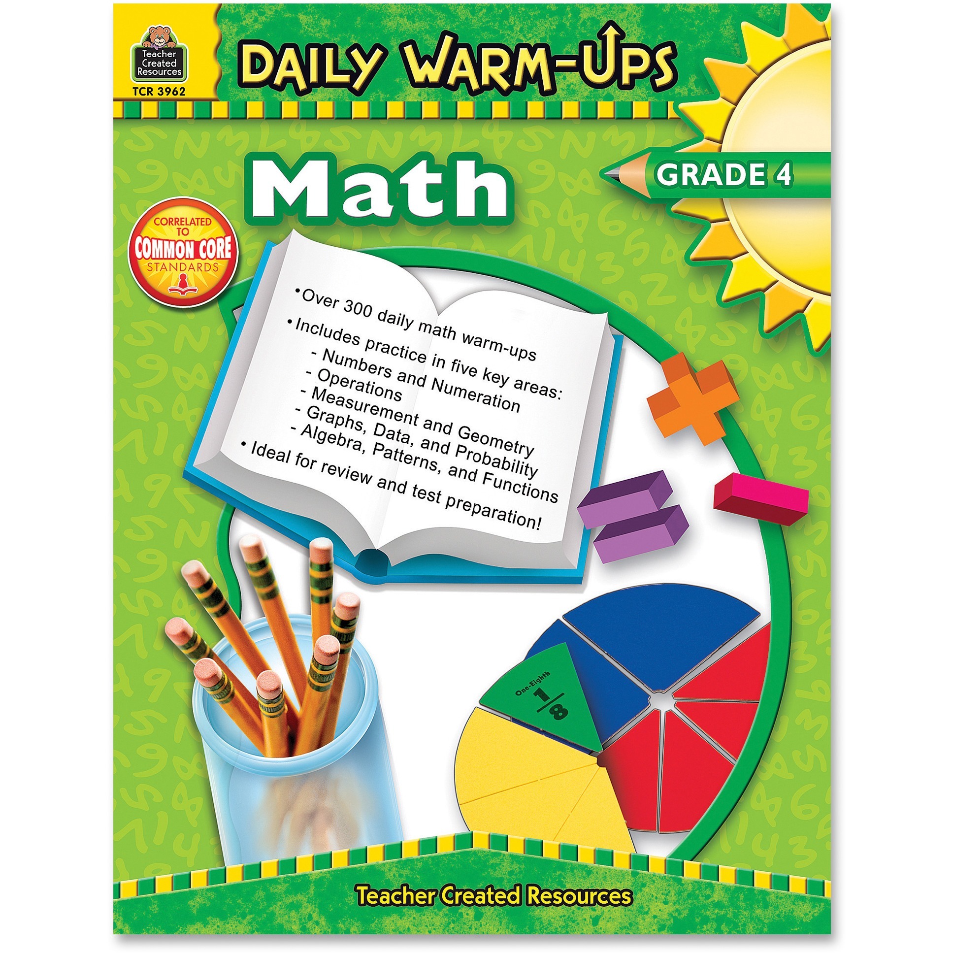 Teacher Created Resources, TCR3962, Gr 4 Math Daily Warm-Ups Book, 1 ...