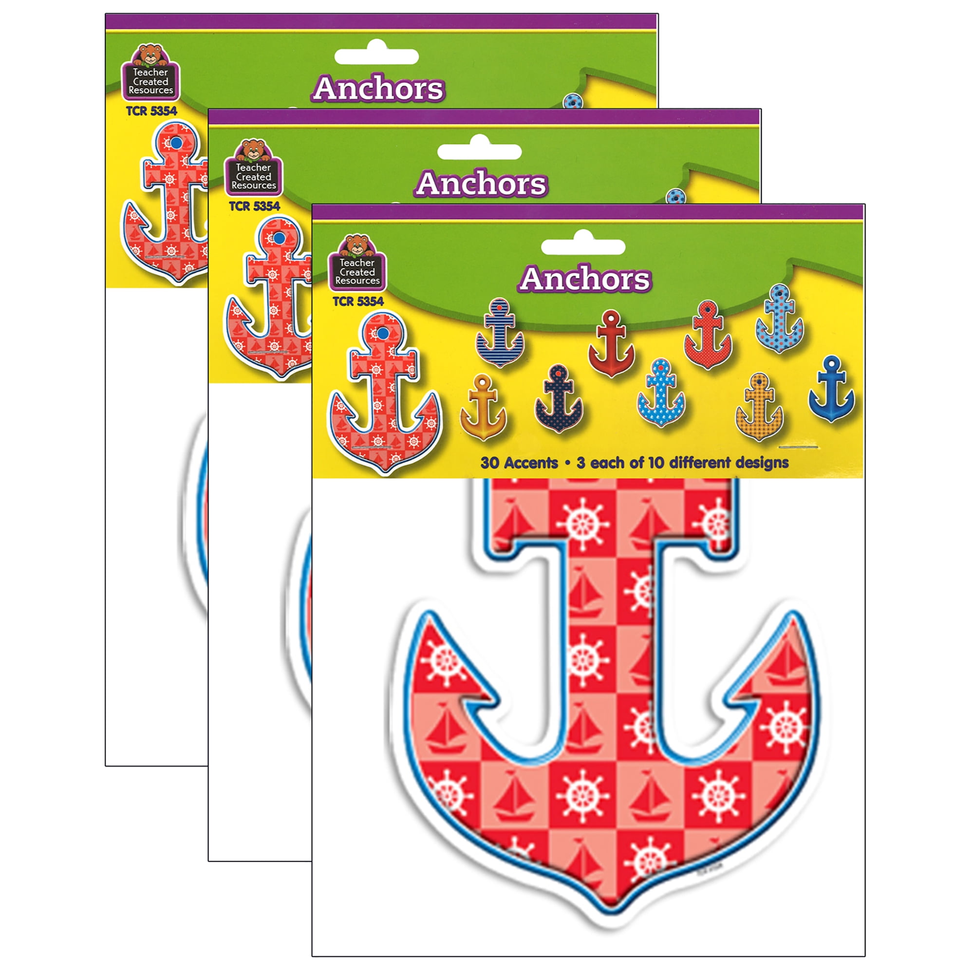 Teacher Created Resources TCR5354-3 Anchors Accents - Pack of 3 ...