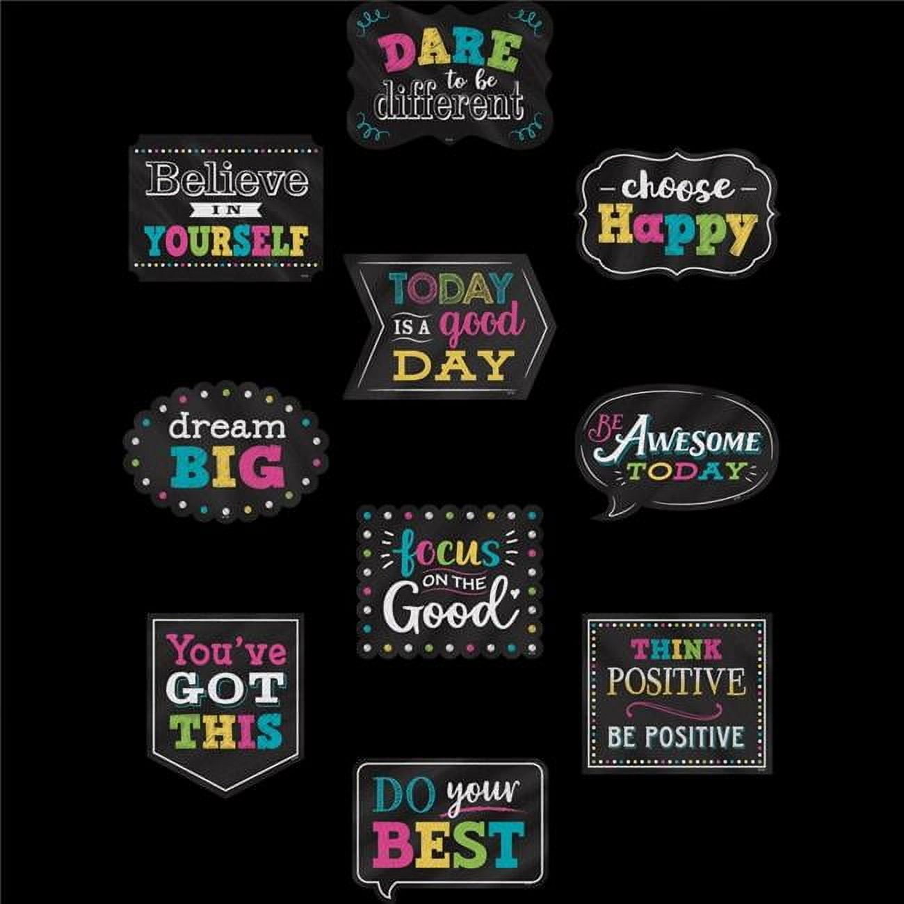 Teacher Created Resources TCR5576 Chalkboard Brights Positive Sayings ...