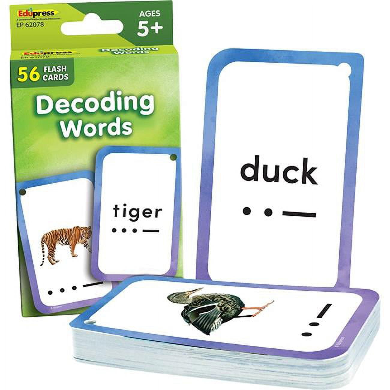 Teacher Created Resources TCR62078 Decoding Words Flash Cards - Walmart.com