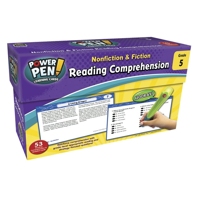Teacher Created Resources, TCR6468, Power Pen Learning Cards Grade 5 ...