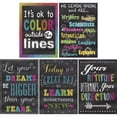 Teacher Created Resources, TCR6658, Chalkboard Brights Poster Set, 5 ...