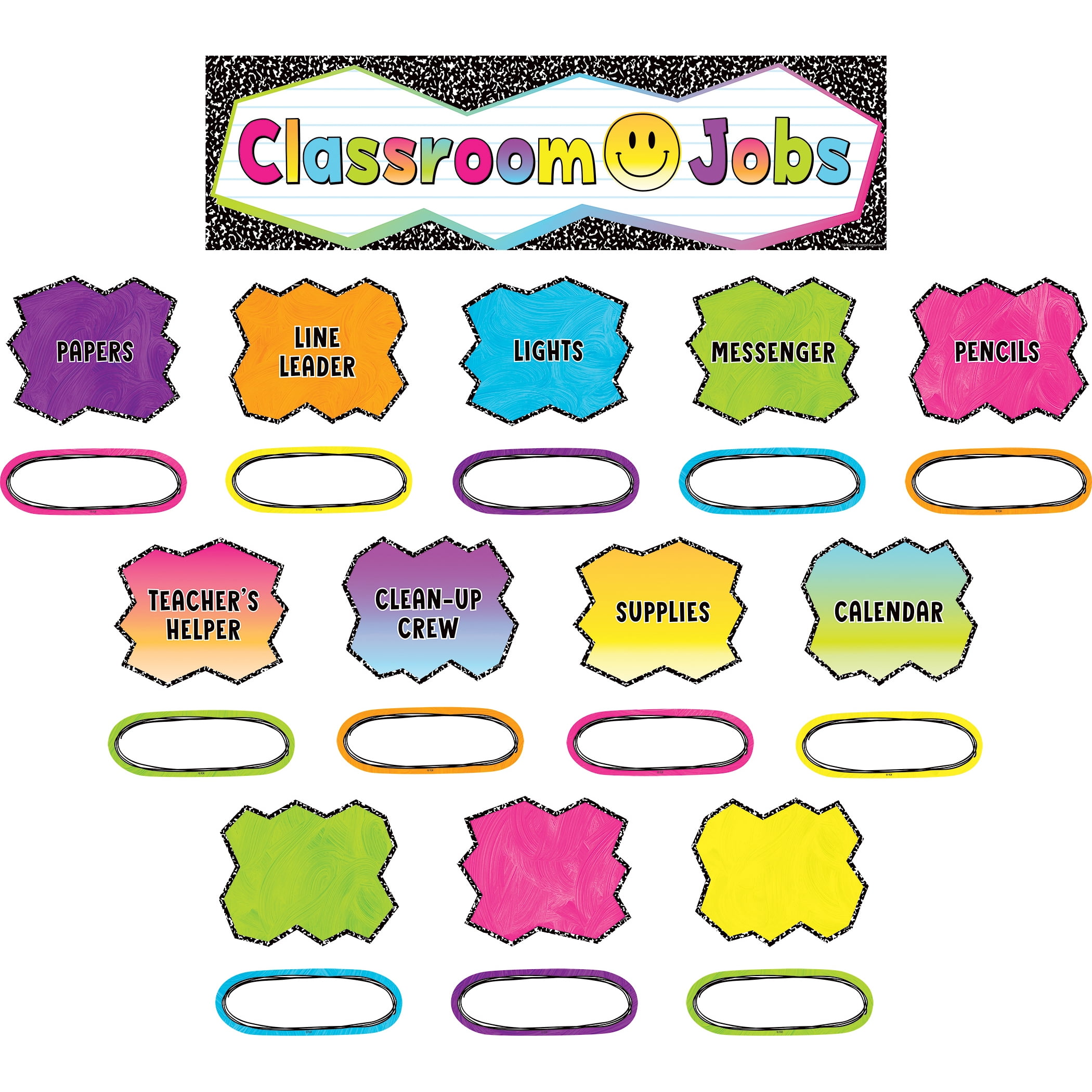 Teacher Created Resources Brights 4Ever Classroom Jobs Mini Bulletin ...