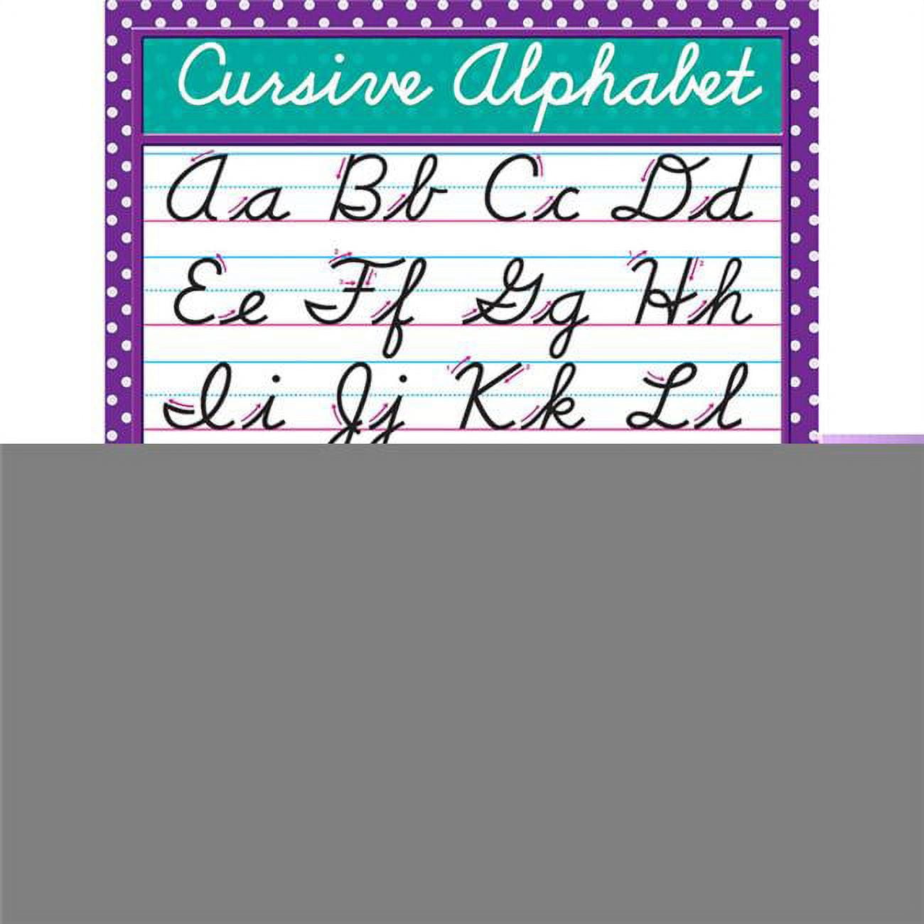 Teacher Created Resources TCR7688BN 6 Each Cursive Chart - Walmart.com