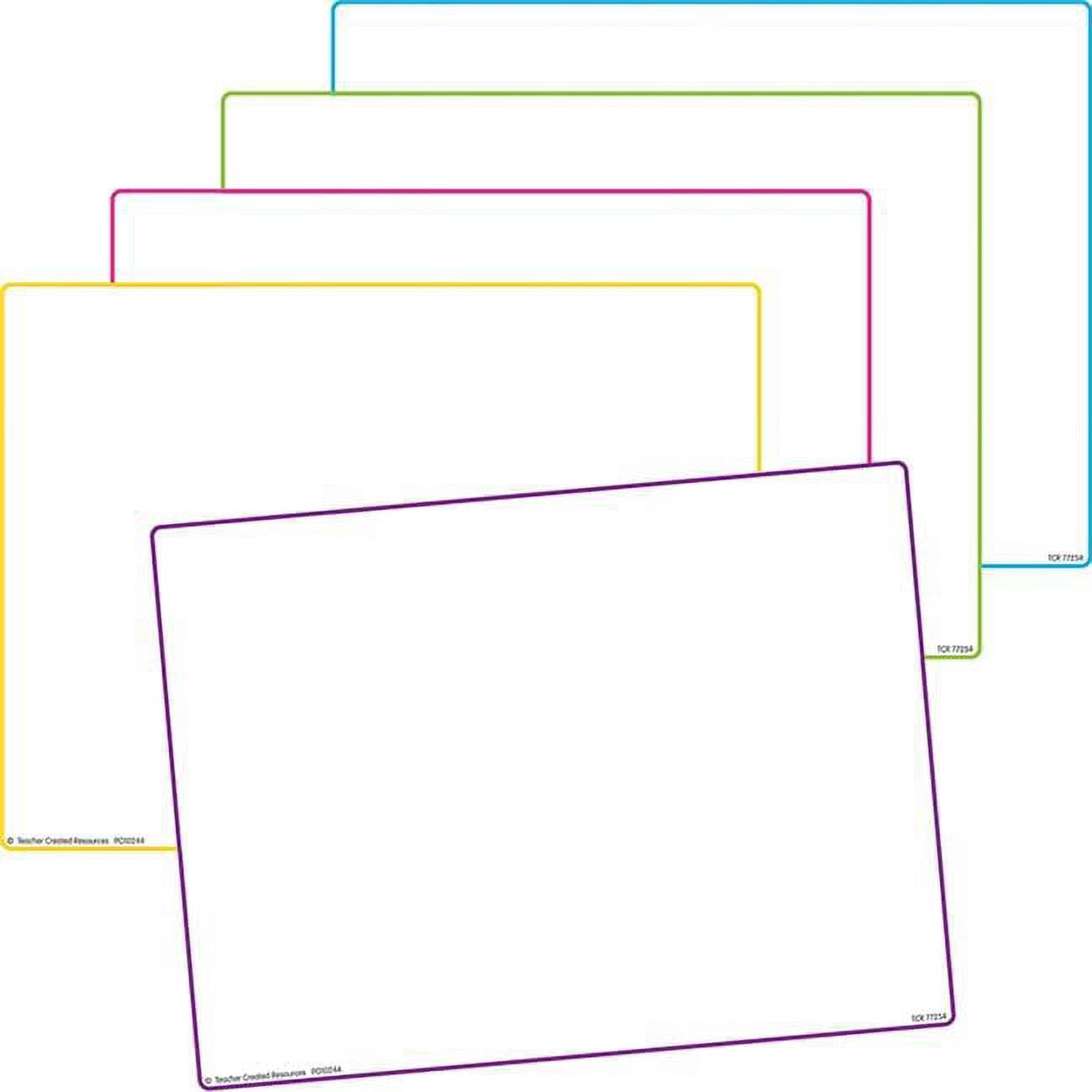 Teacher Created Resources TCR77254 Blank Dry Erase Boards, Set of 10 ...